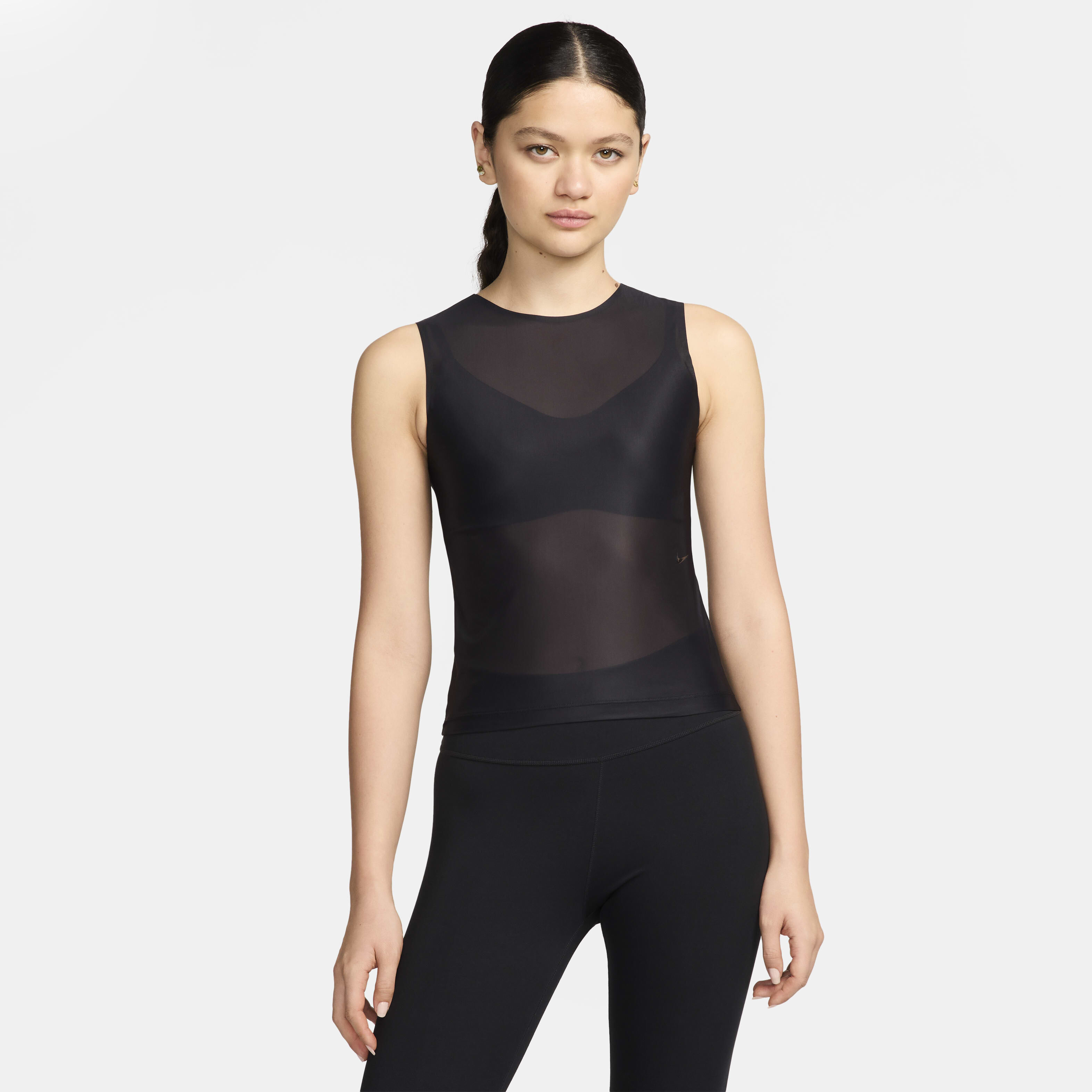 Buy Nike FutureMove Women's Dri-FIT Sheer Tank Top - Black @ Nike UAE