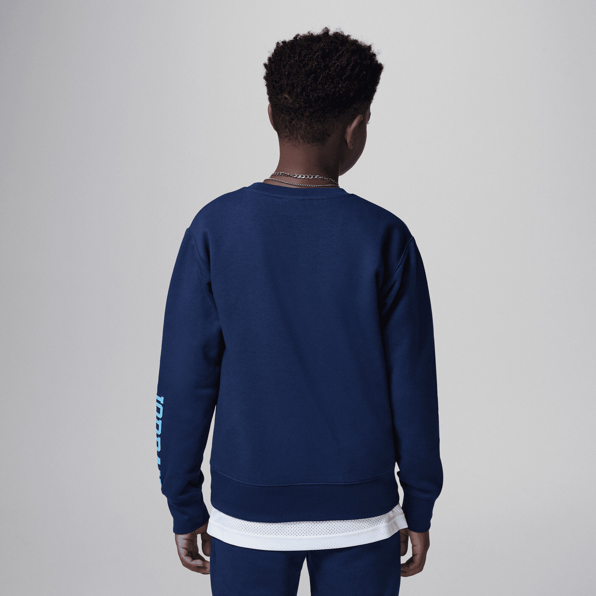 Buy Jordan "See Me Shine" Big Kids' Crew Top - Midnight Navy @ Nike UAE