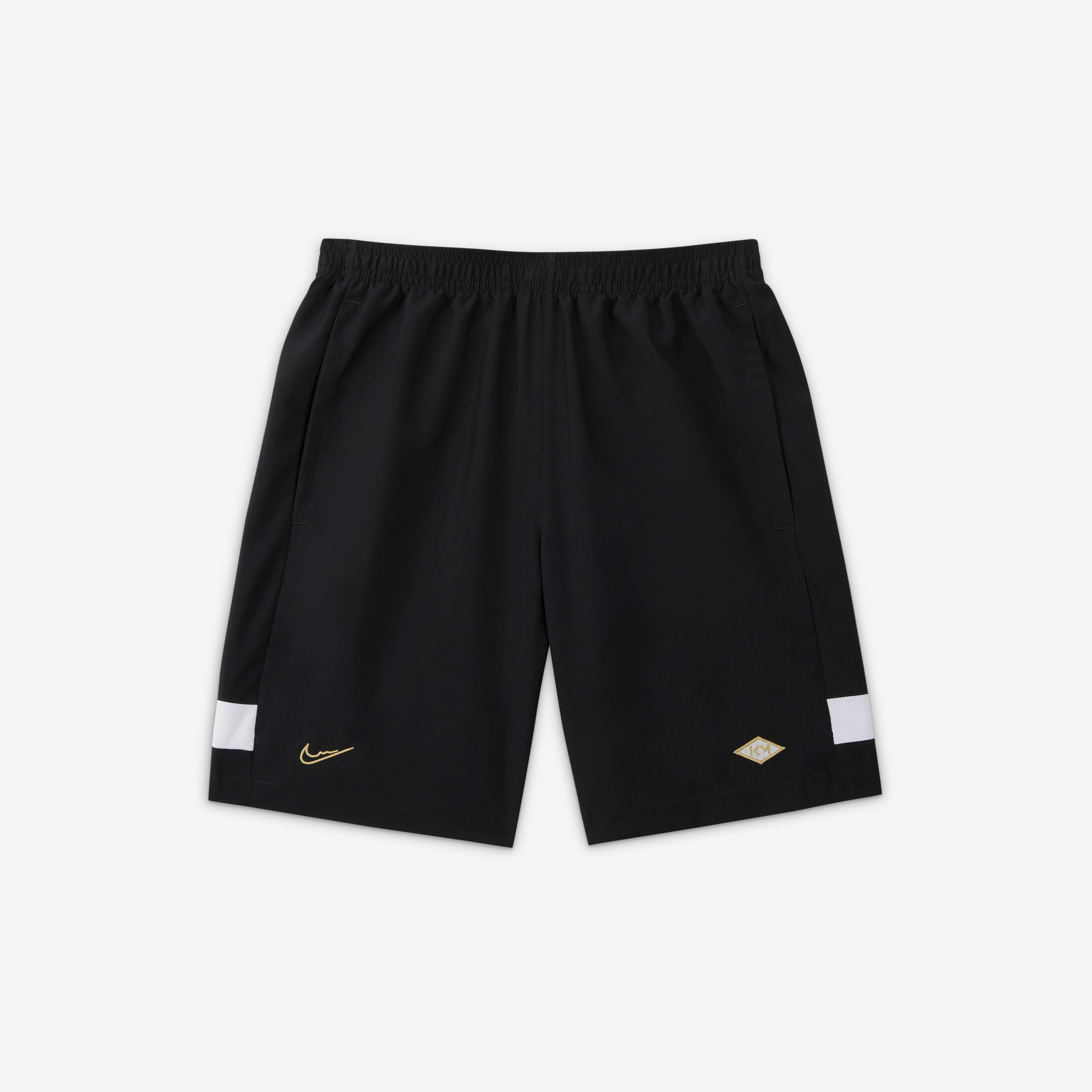 Buy Kylian Mbappé Older Kids' Dri-FIT Football Shorts - Black/White ...