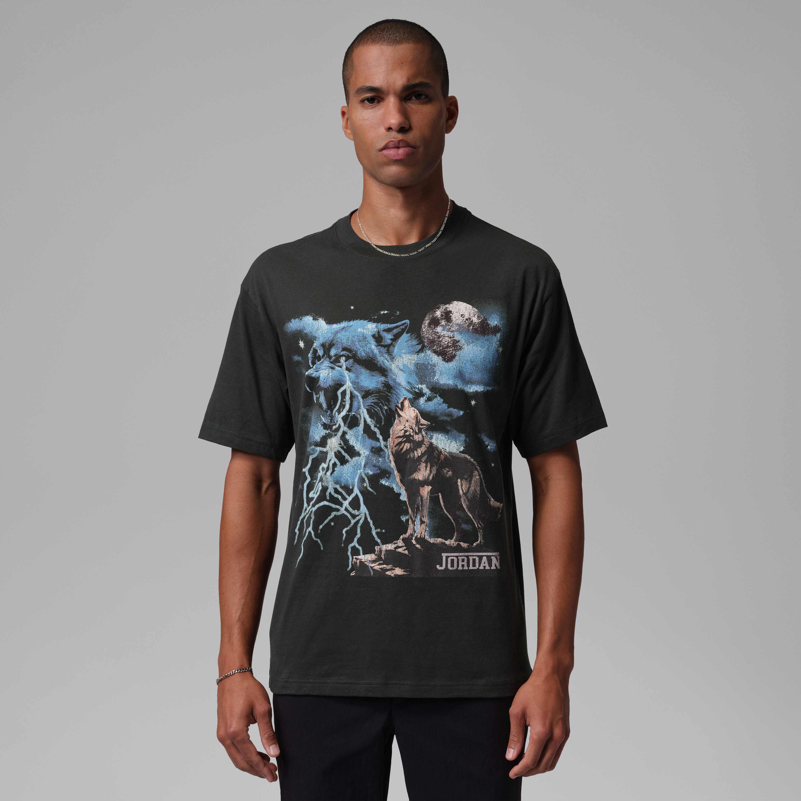 Buy Jordan Men's Graphic T-Shirt - Off-Noir @ Nike UAE