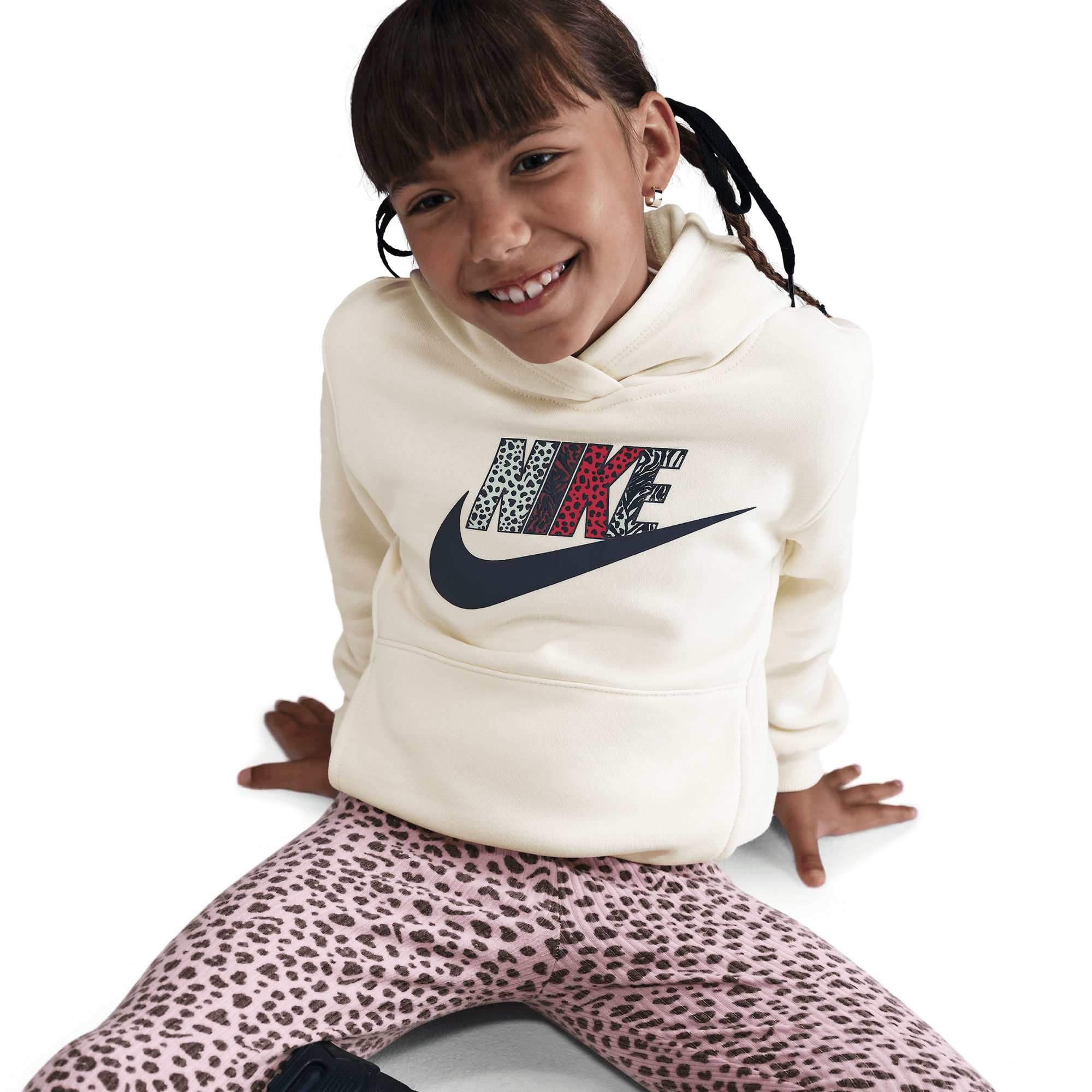 Buy Nike Wild Warmth Little Kids' Pullover Hoodie - Soft Pearl | Nike ...