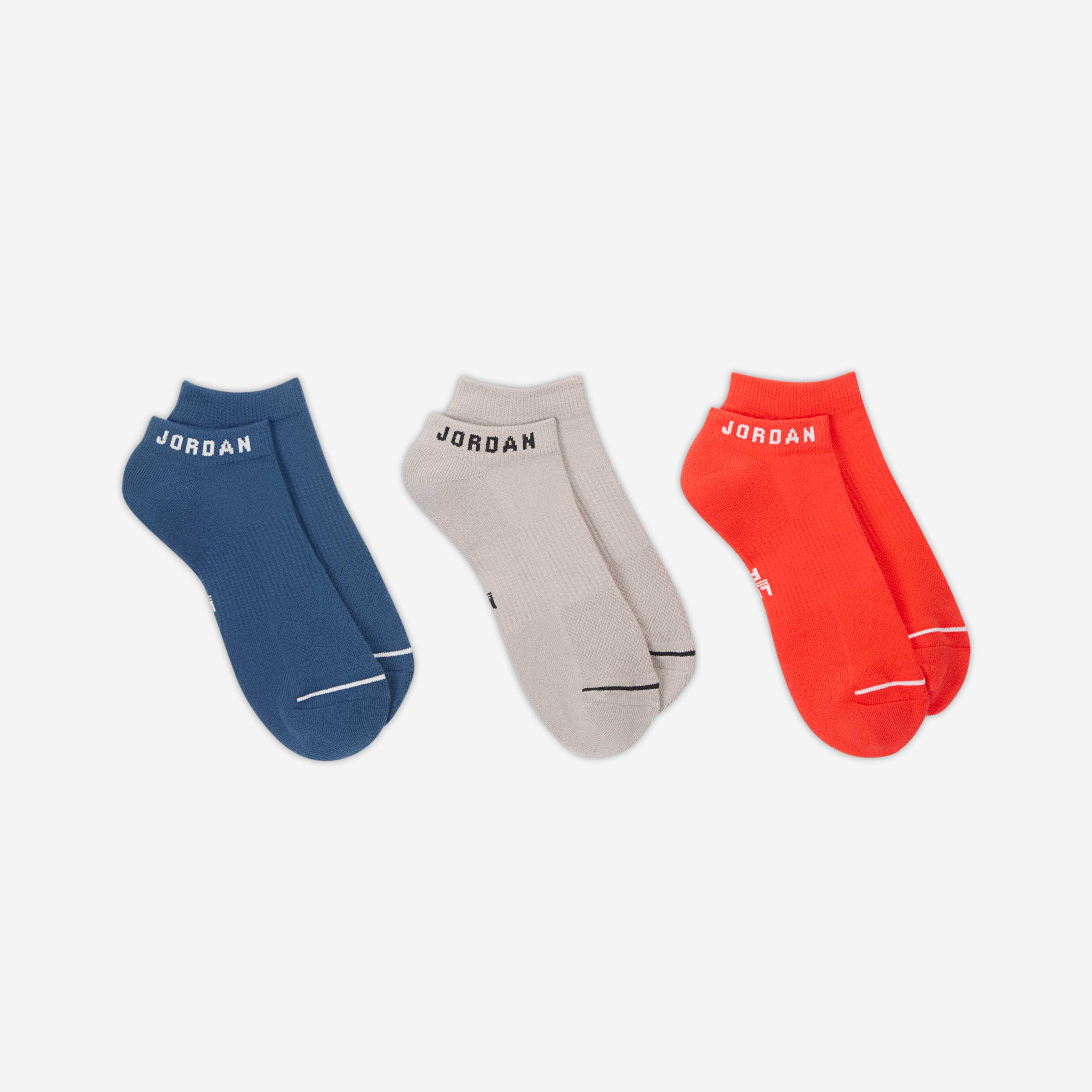 Buy Jordan Everyday No-Show Socks (3 Pairs) - Multi-Colour @ Nike UAE