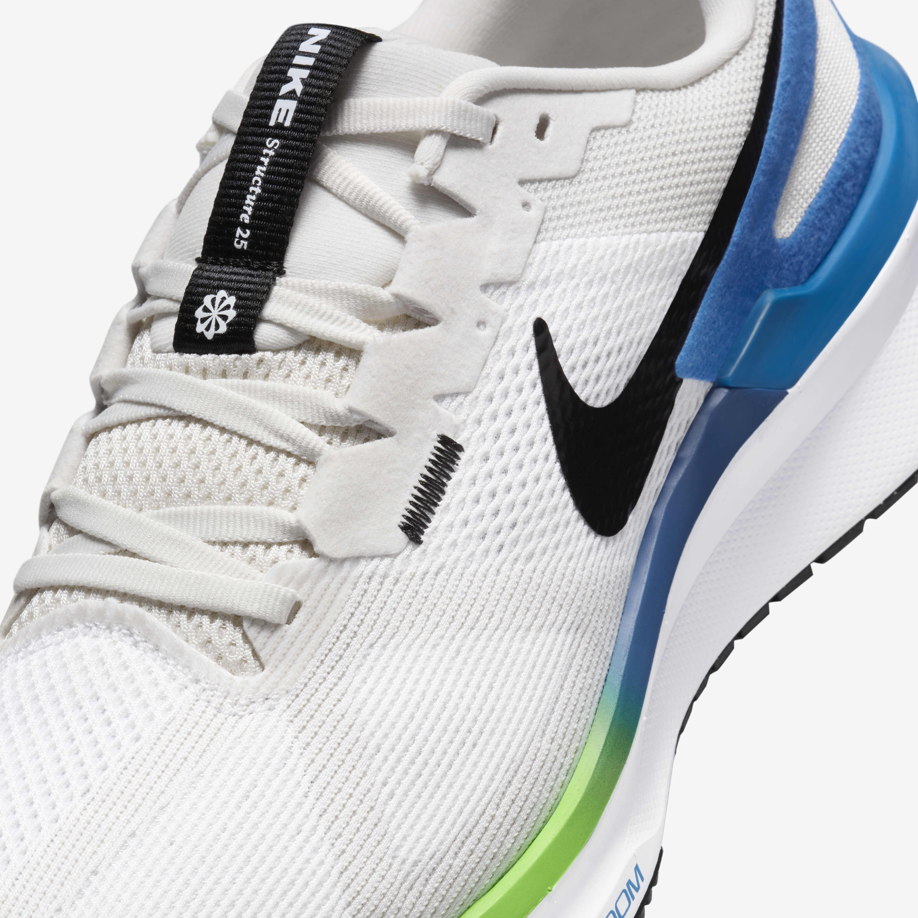 Buy Nike Structure 25 Men's Road Running Shoes (Extra Wide) - White ...