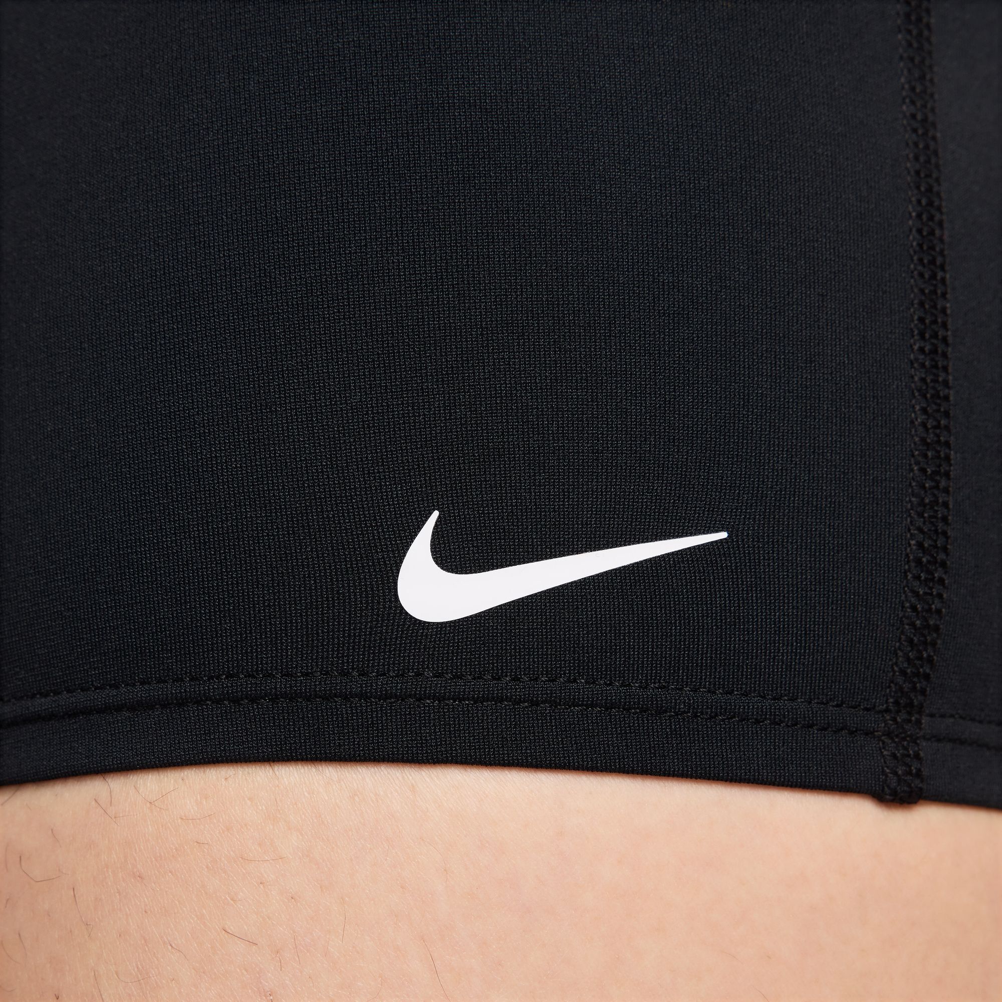 Buy Nike Poly Solid Men's Square-Leg Swim Briefs - Black/Black/White ...