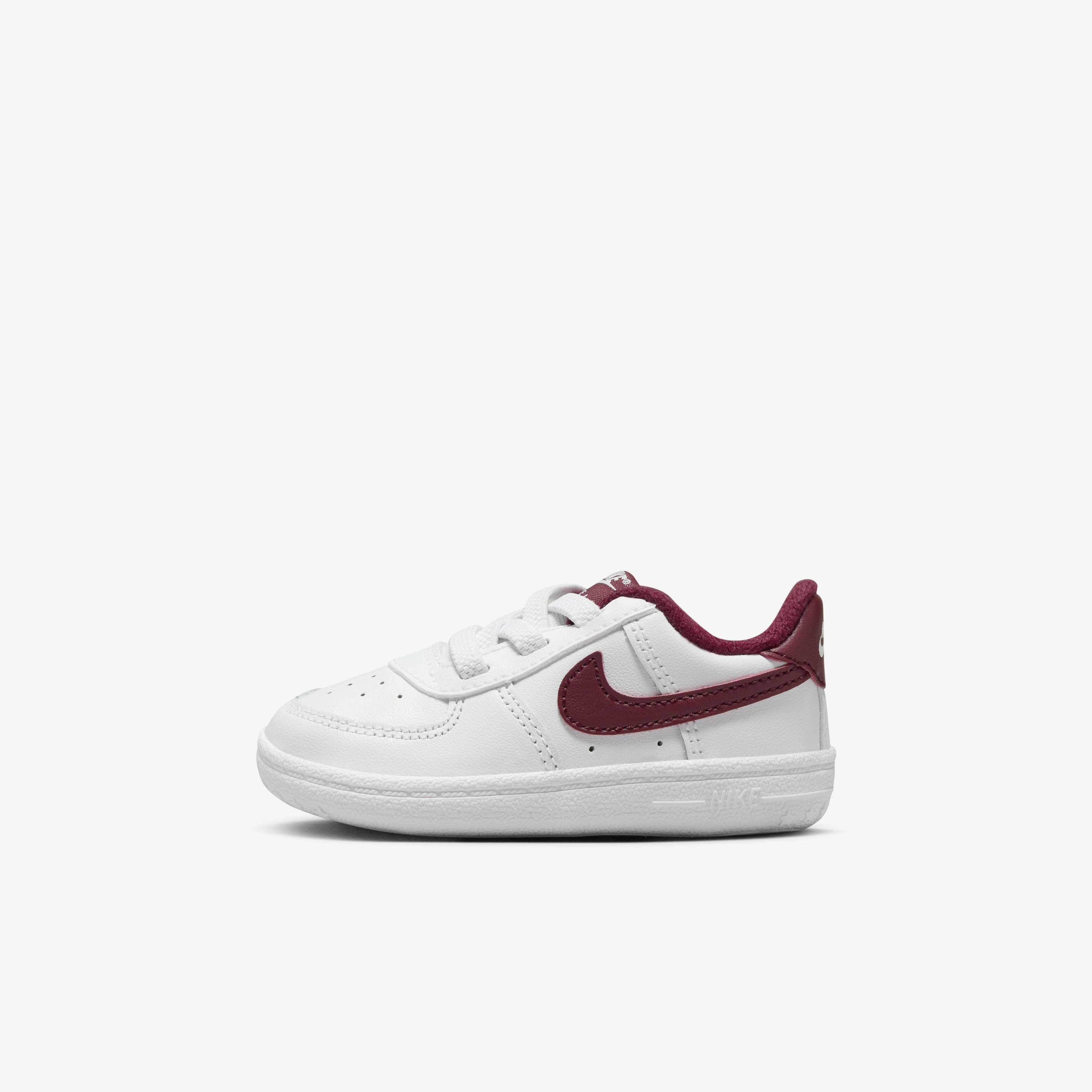 Buy Nike Force 1 Baby Cot Booties - White/Team Red @ Nike UAE