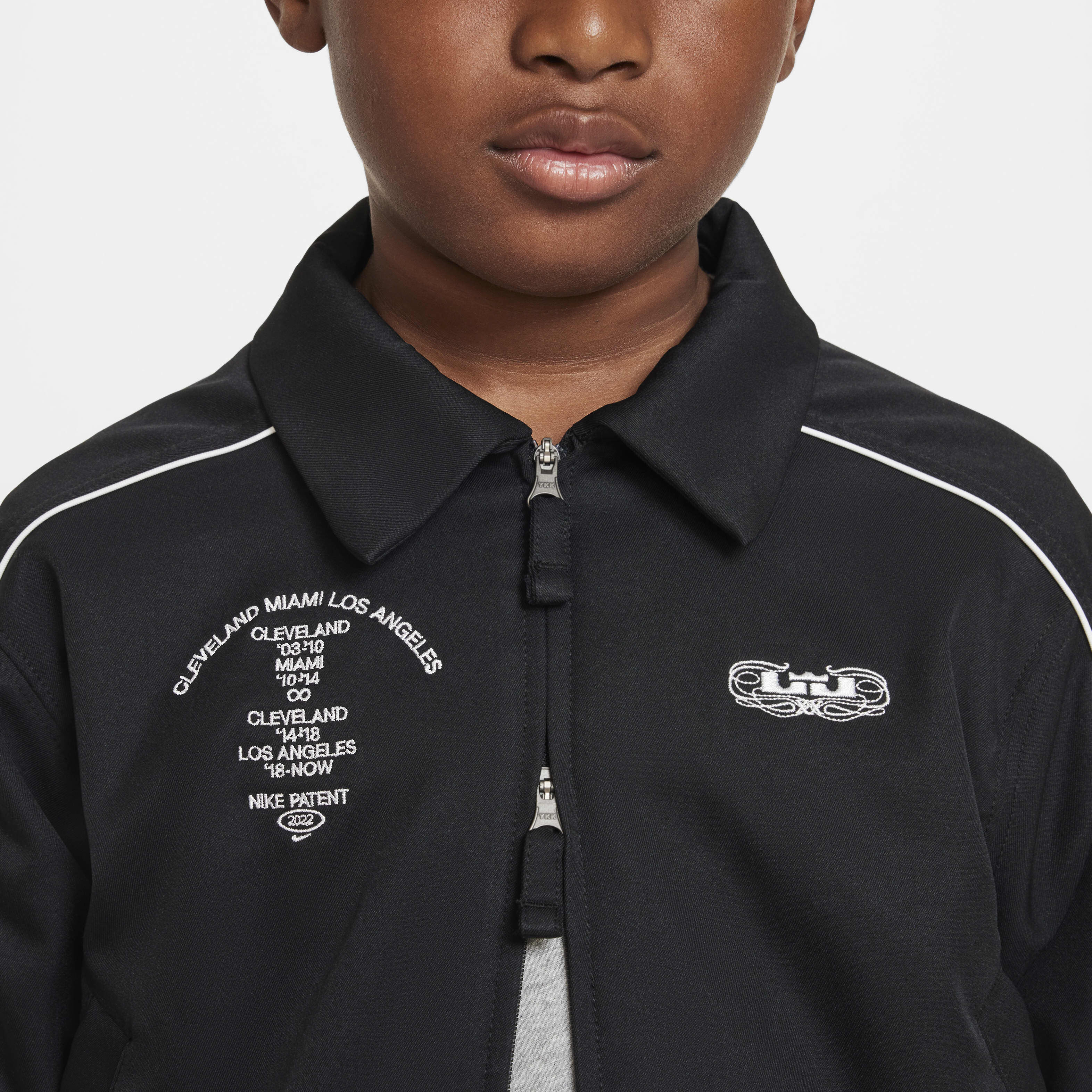 Buy LeBron Older Kids' (Boys') Tracksuit Jacket - Black/Black/White ...