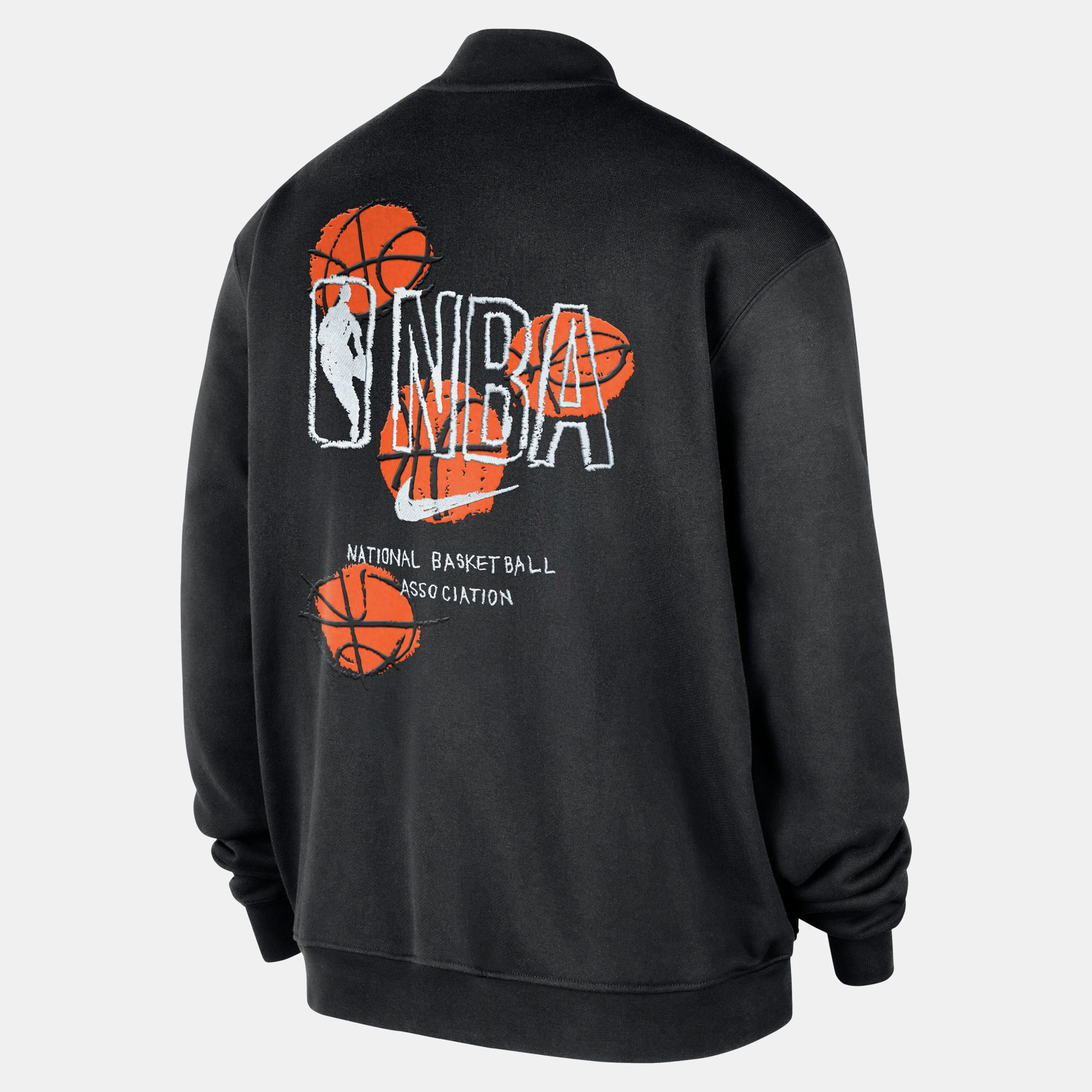 Buy Team 31 Club Men's Nike NBA French Terry Bomber Jacket - Black ...