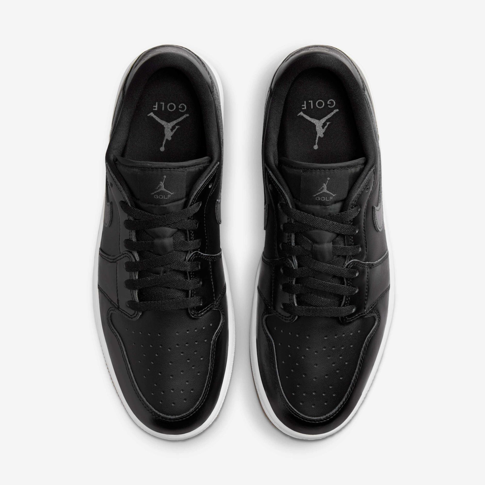 Buy Air Jordan 1 Low G Golf Shoes - Black/Gum Medium Brown/White ...
