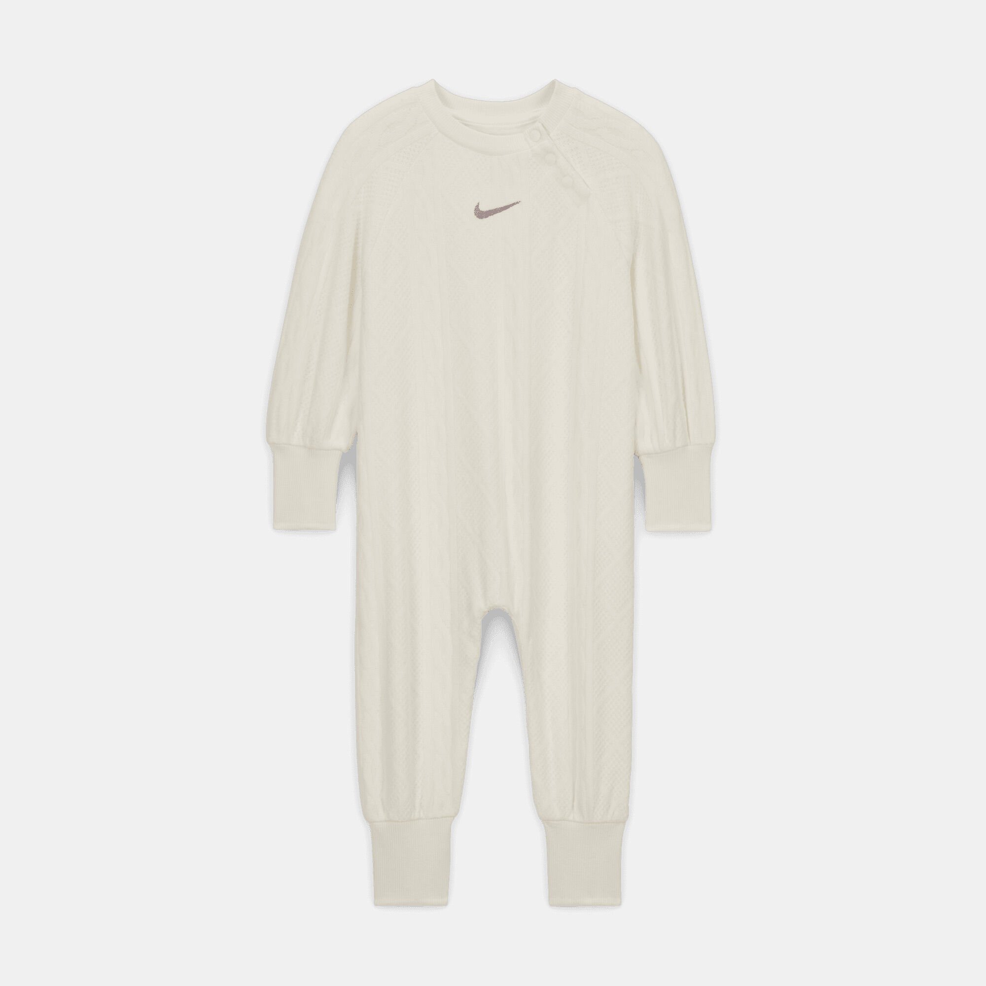 Buy Nike ReadySet Baby (12-24M) Cable Knit Coverall - Sail @ Nike UAE