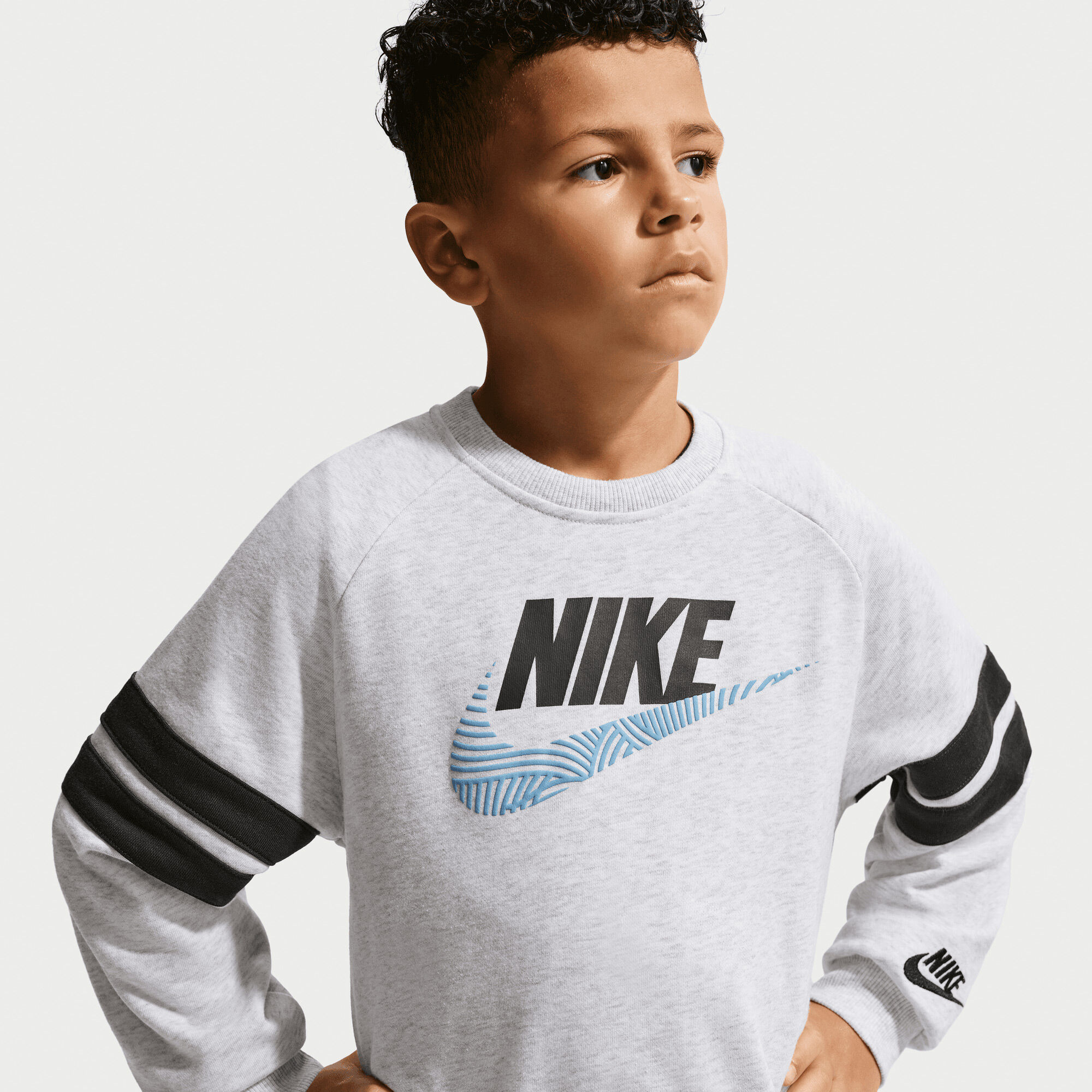 Buy Nike Sportswear In The Zone Little Kids' French Terry Oversized ...