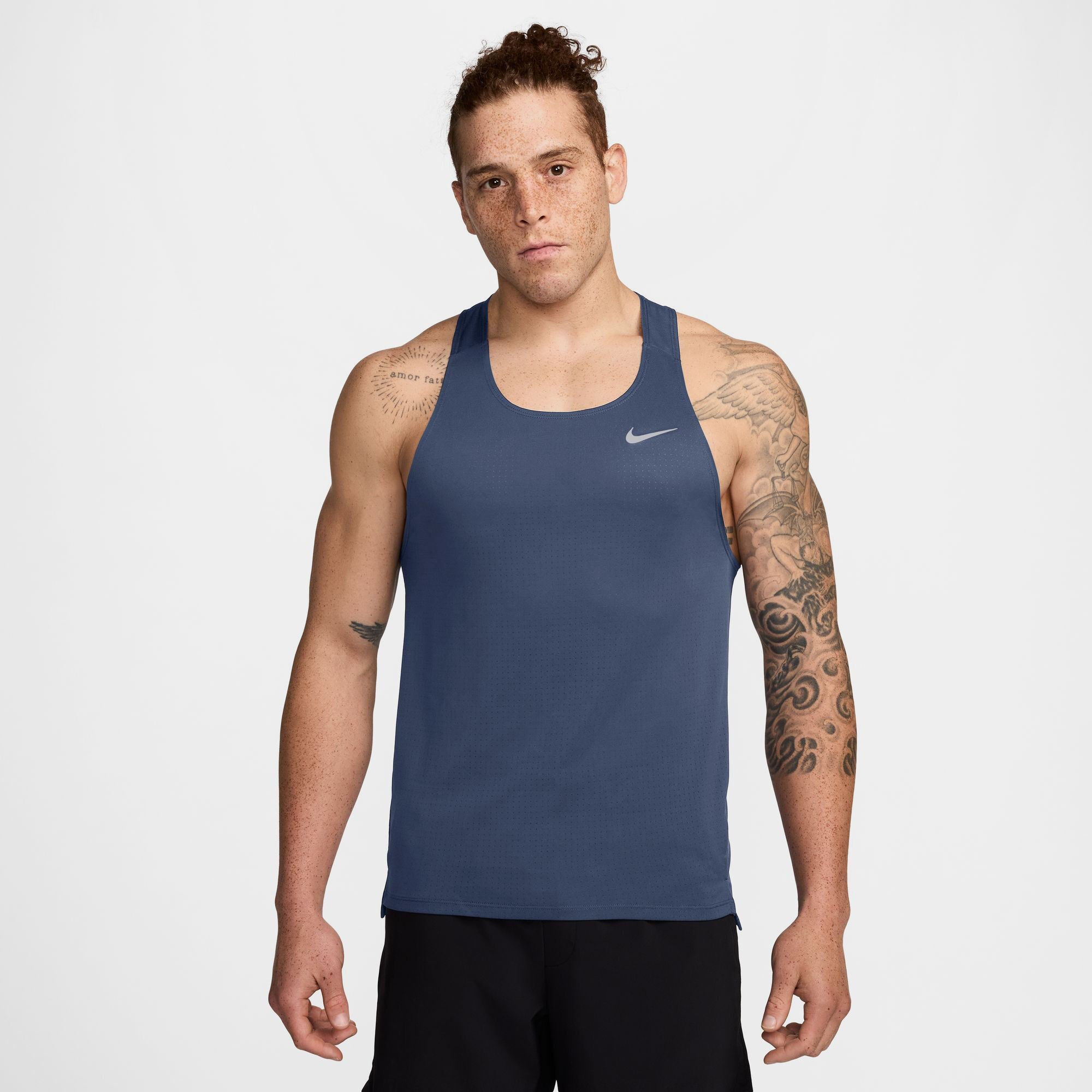 Buy Nike Fast Men's Dri-FIT Running Vest - Diffused Blue @ Nike UAE