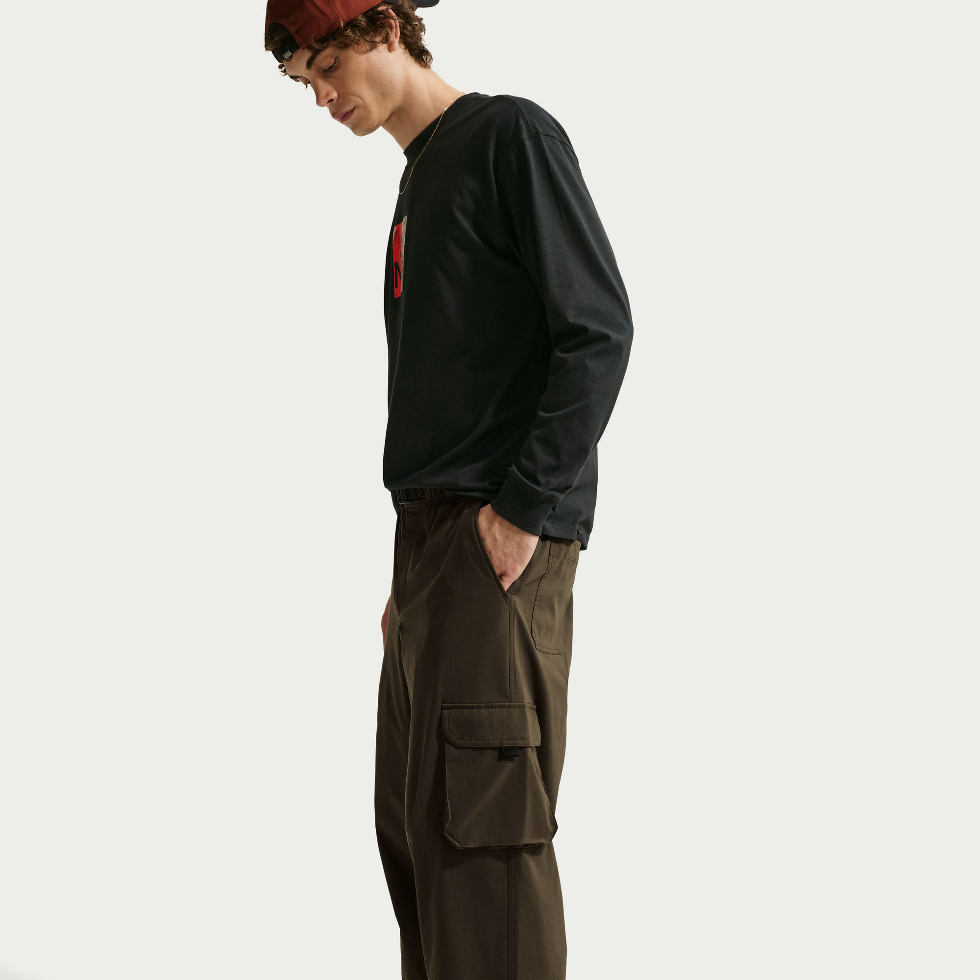 Buy Nike SB Kearny Cargo Skate Trousers - Dark Hazel @ Nike UAE