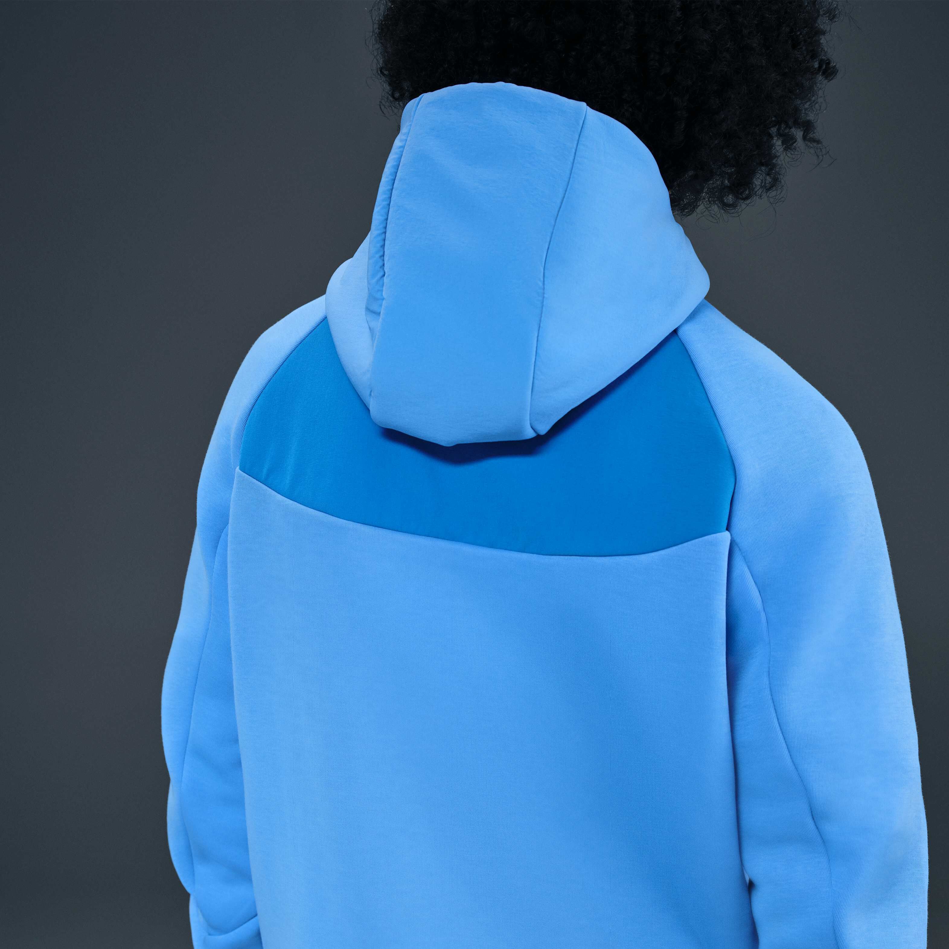 Buy Nike Tech Men's Fleece Windrunner Full-Zip Jacket - University Blue ...