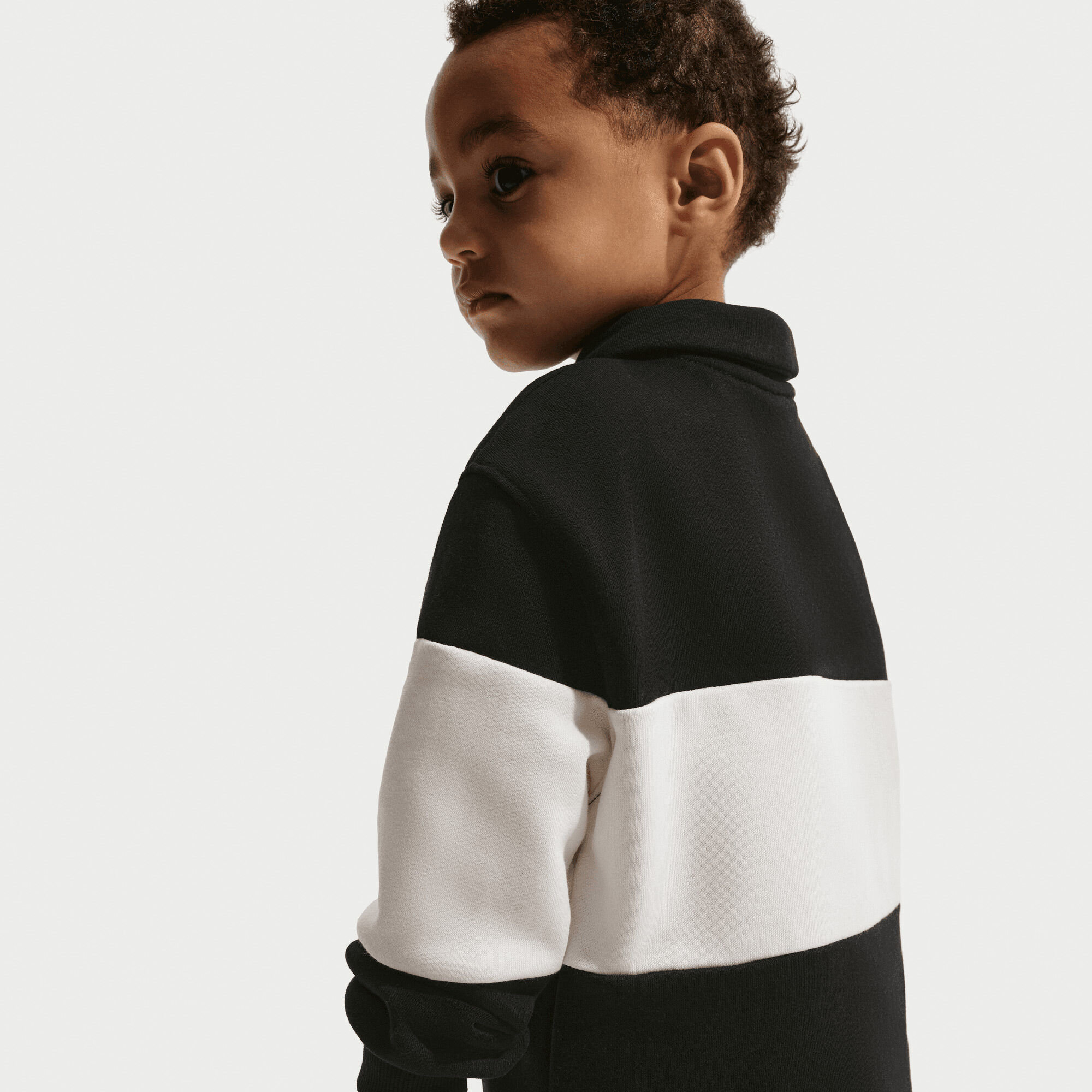 Buy Nike Club Toddler French Terry Long-Sleeve Rugby Polo - Black ...