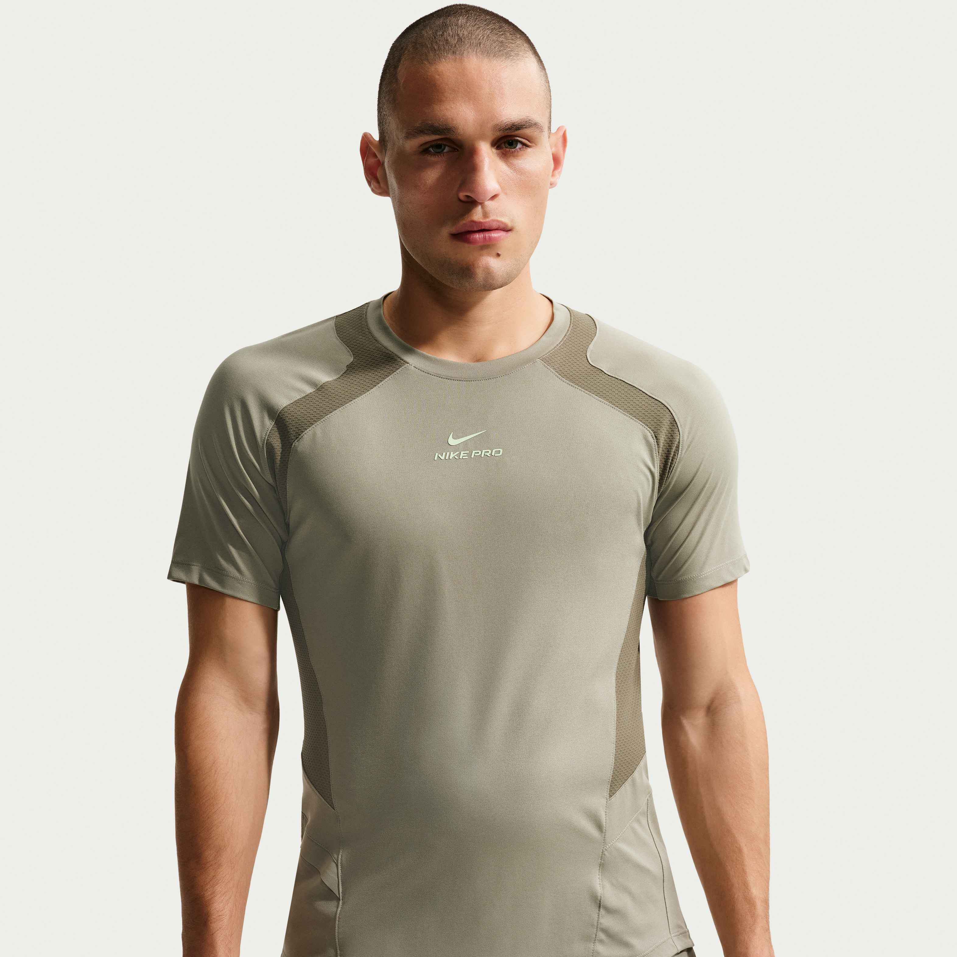 Buy Nike Pro Training Men's Dri-FIT ADV Short-Sleeve Top - Light Army ...