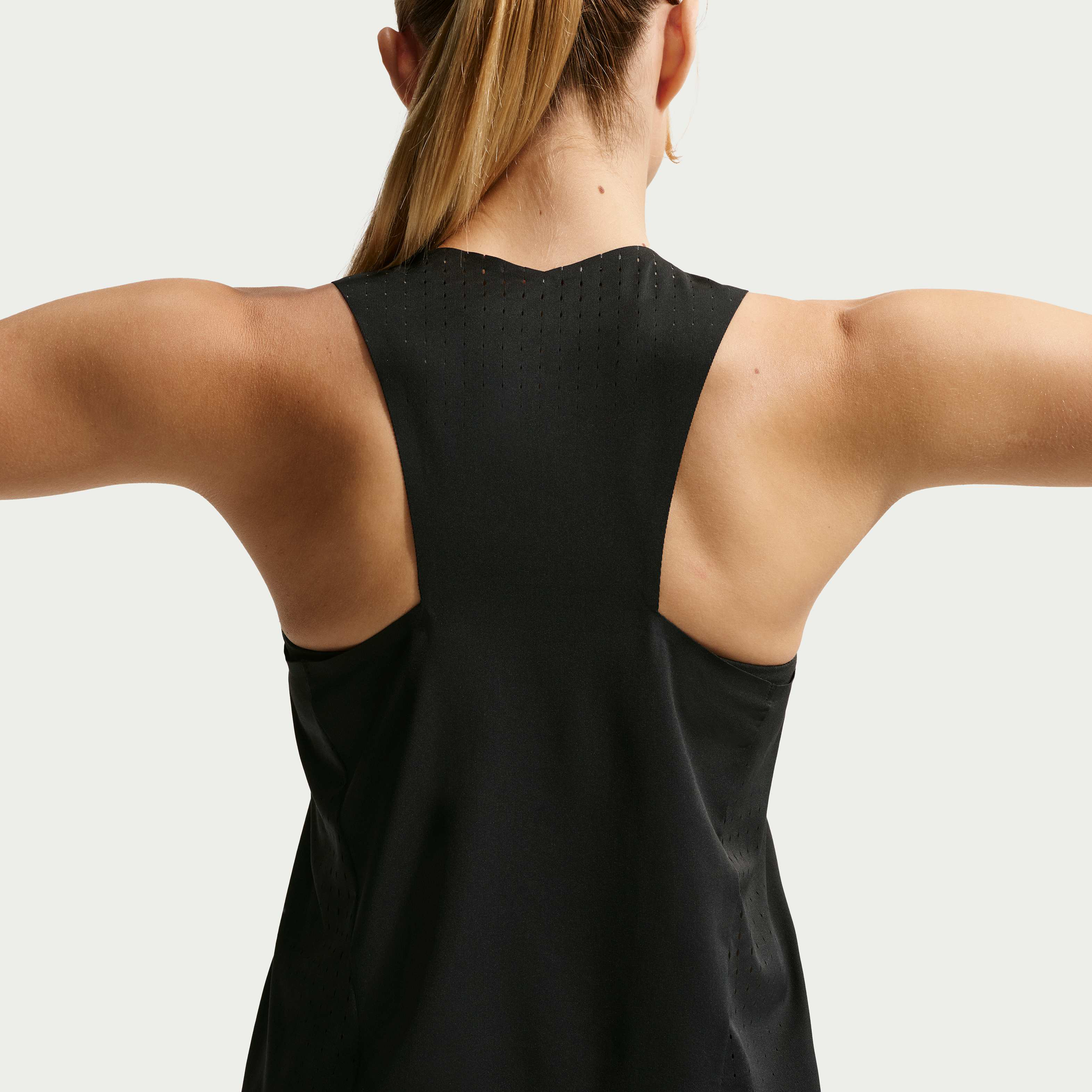 Buy Nike AeroSwift Women's Dri-FIT ADV Running Vest - Black/White ...