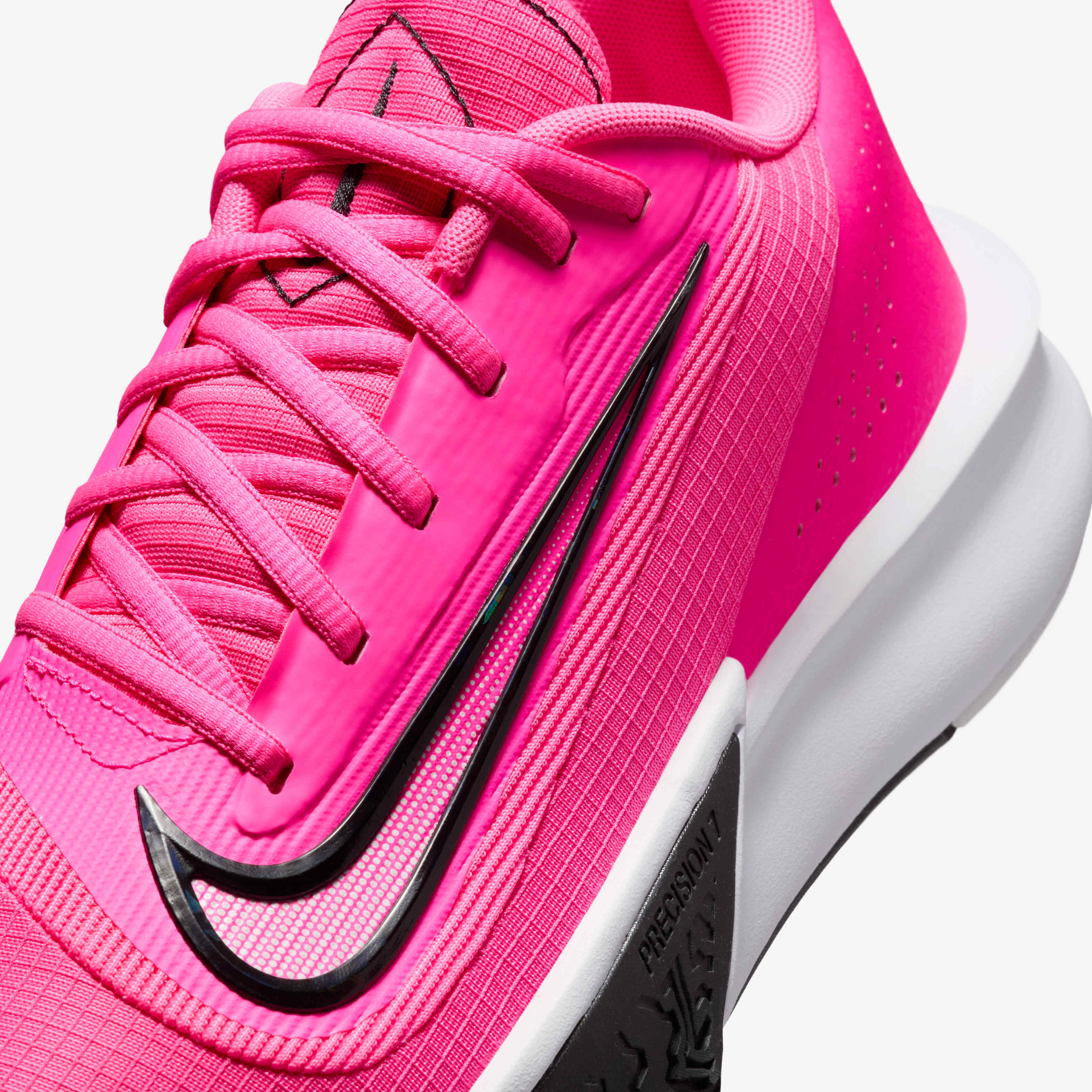 Buy Nike Precision 7 Basketball Shoes - Pink Blast/White/Black @ Nike UAE