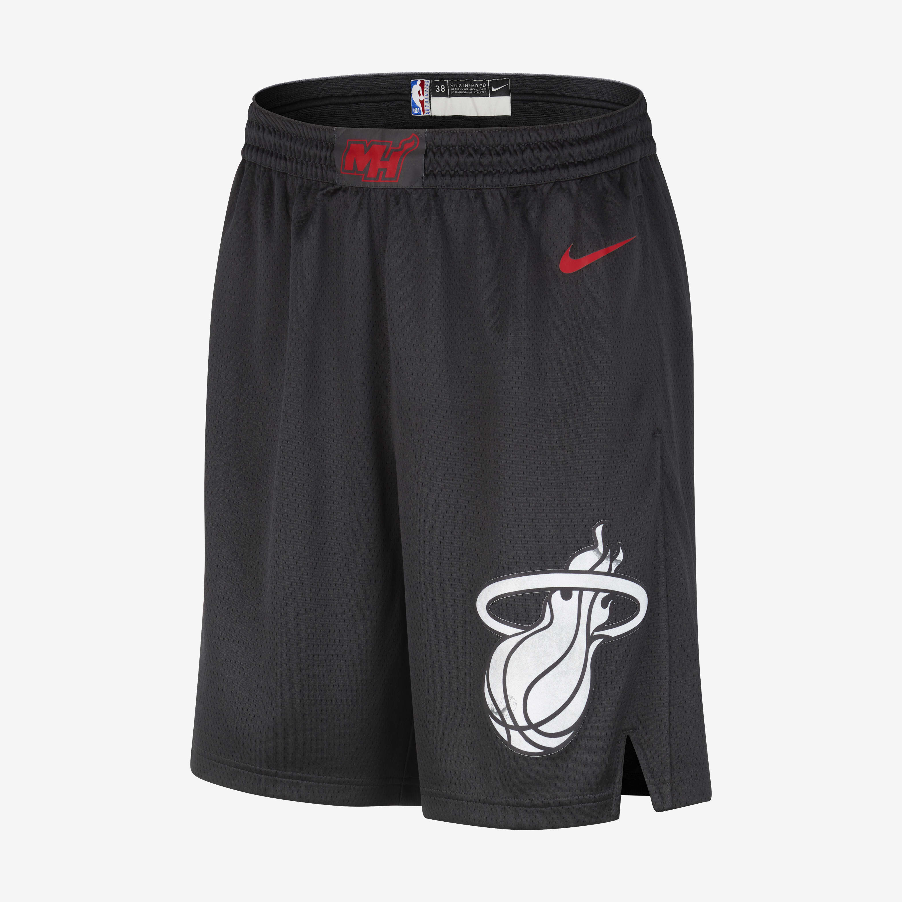 Buy Miami Heat 2023/24 City Edition Men's Nike Dri-FIT NBA Swingman Shorts - Black/University ...
