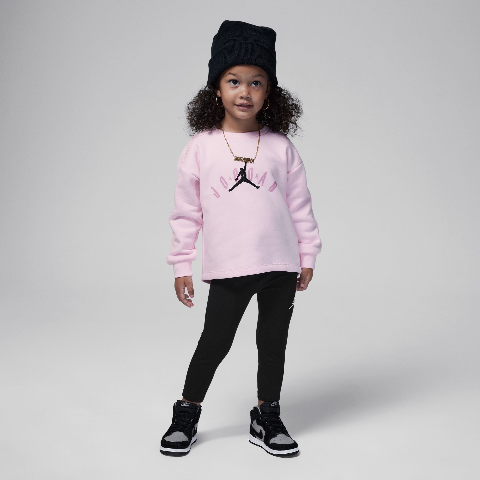 Buy Jordan Soft Touch Mixed Crew Set Toddler 2-Piece Leggings Set ...