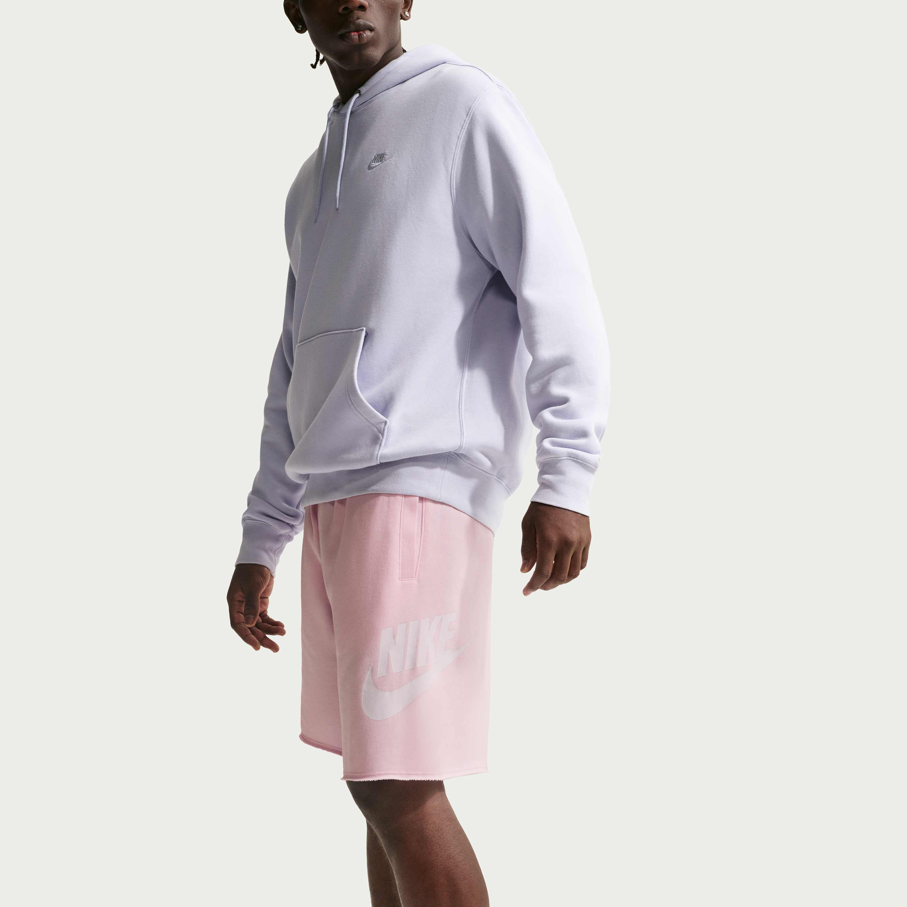 Buy Nike Club Men's French Terry Alumni Shorts - Pink Foam/Pink Foam ...