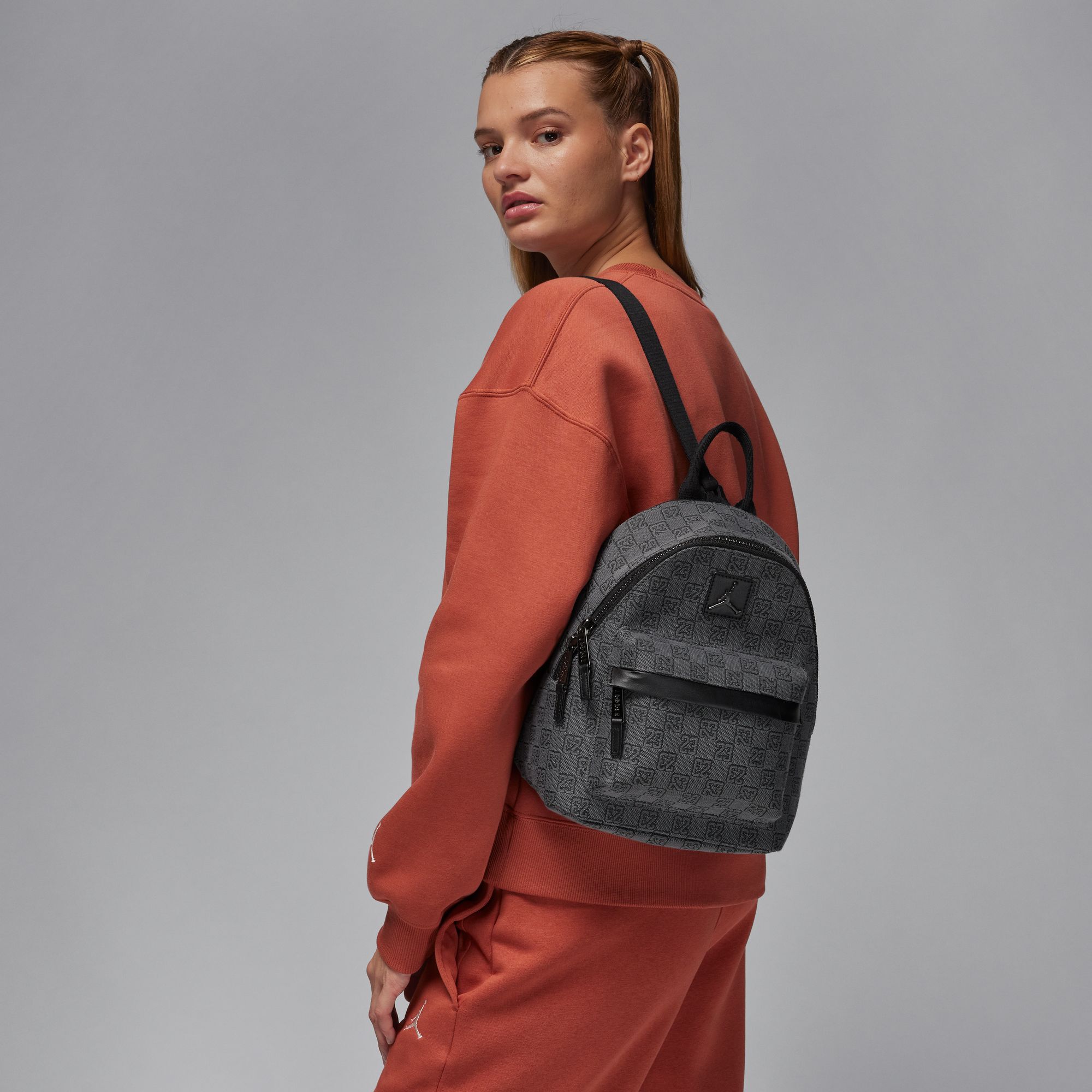 Buy Jordan Monogram Mini Backpack Backpack - Dark Smoke Grey | Nike UAE ...