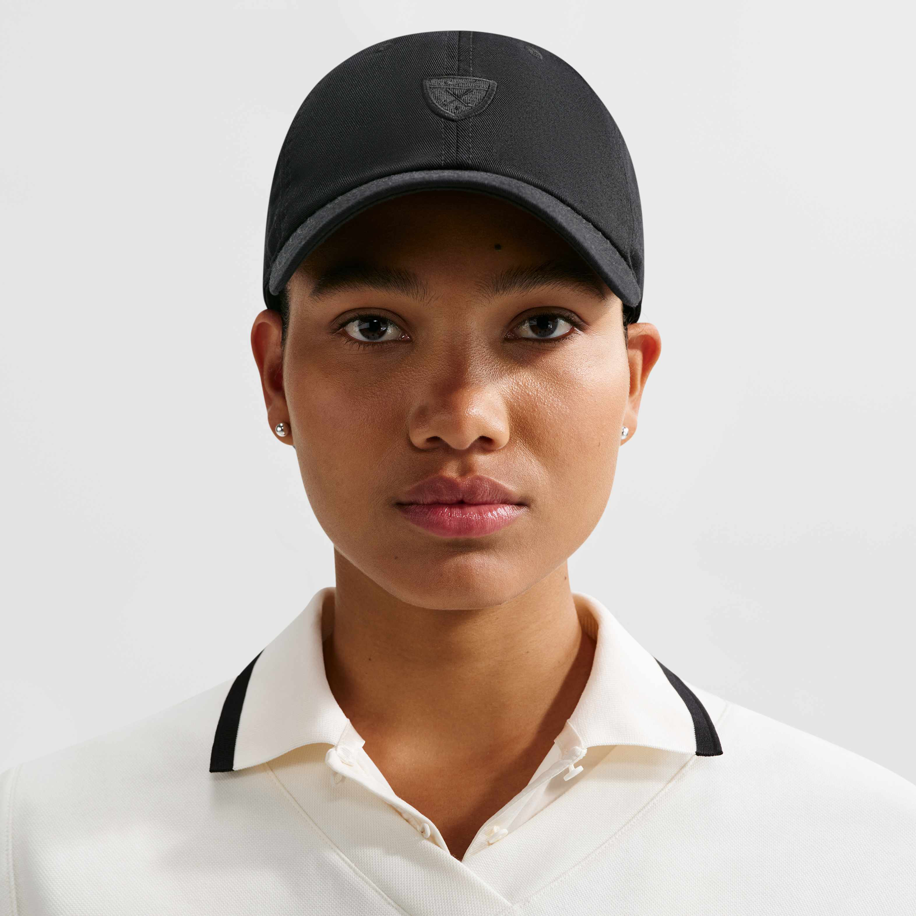 Buy Nike Club Golf Shield Unstructured Cap - Black/Black @ Nike UAE