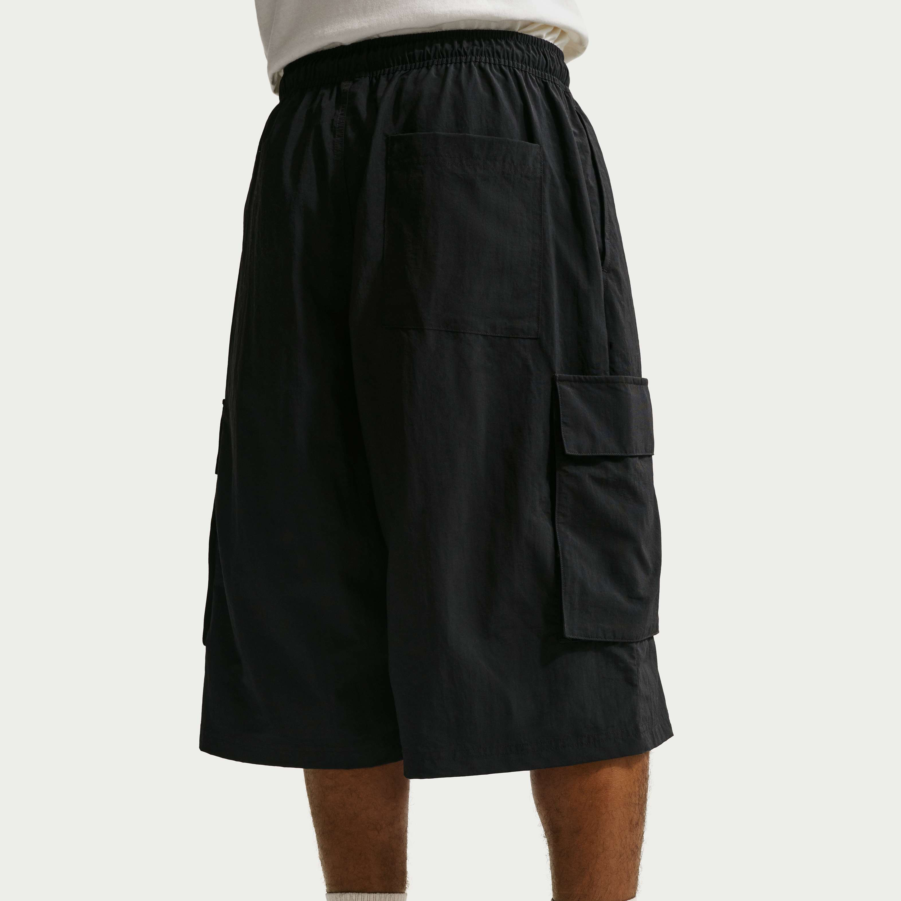 Buy Nike Sportswear Club Men's Oversized Cargo Shorts - Black/White ...