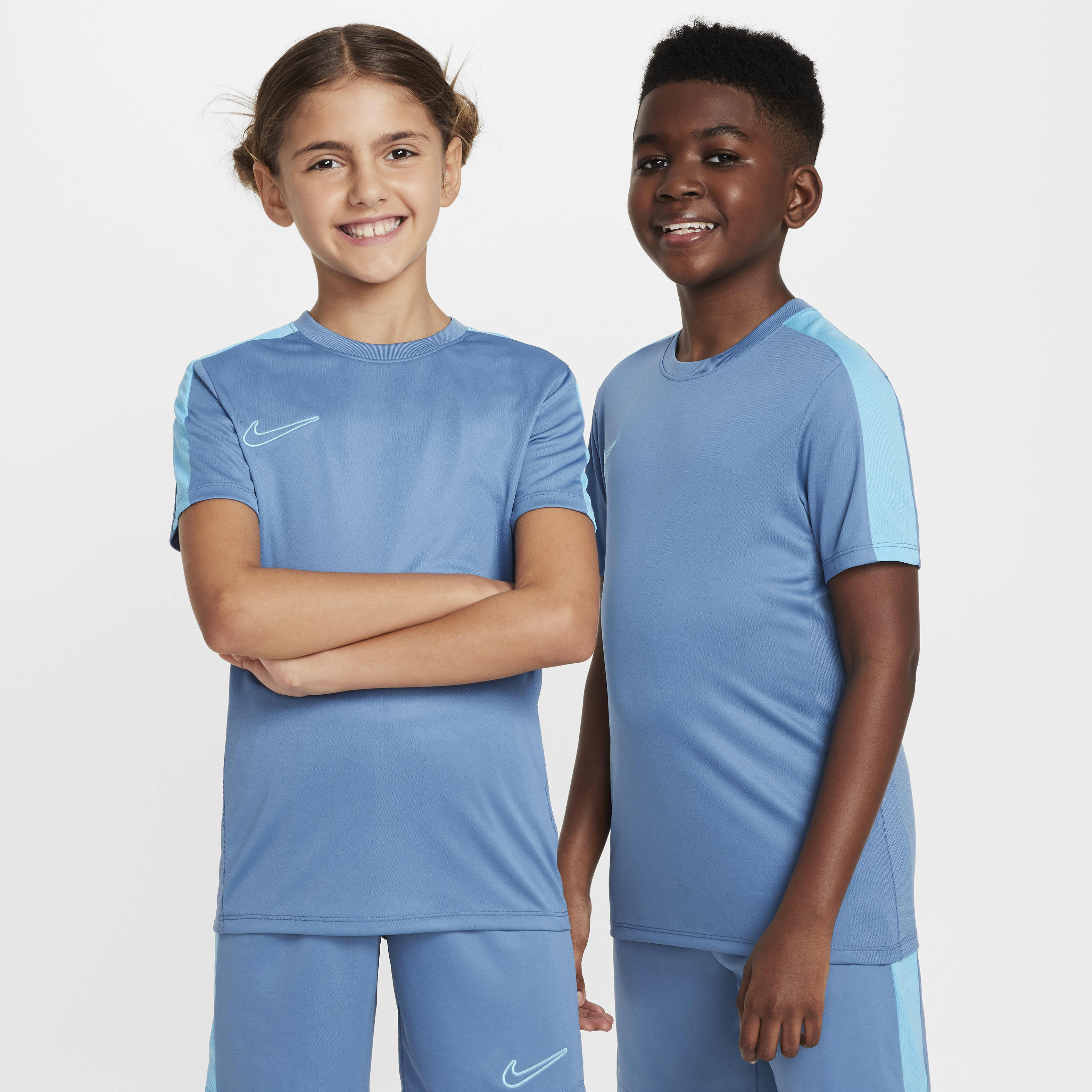 Buy Nike Dri-FIT Academy Kids' Football Top - Aegean Storm/Baltic Blue ...