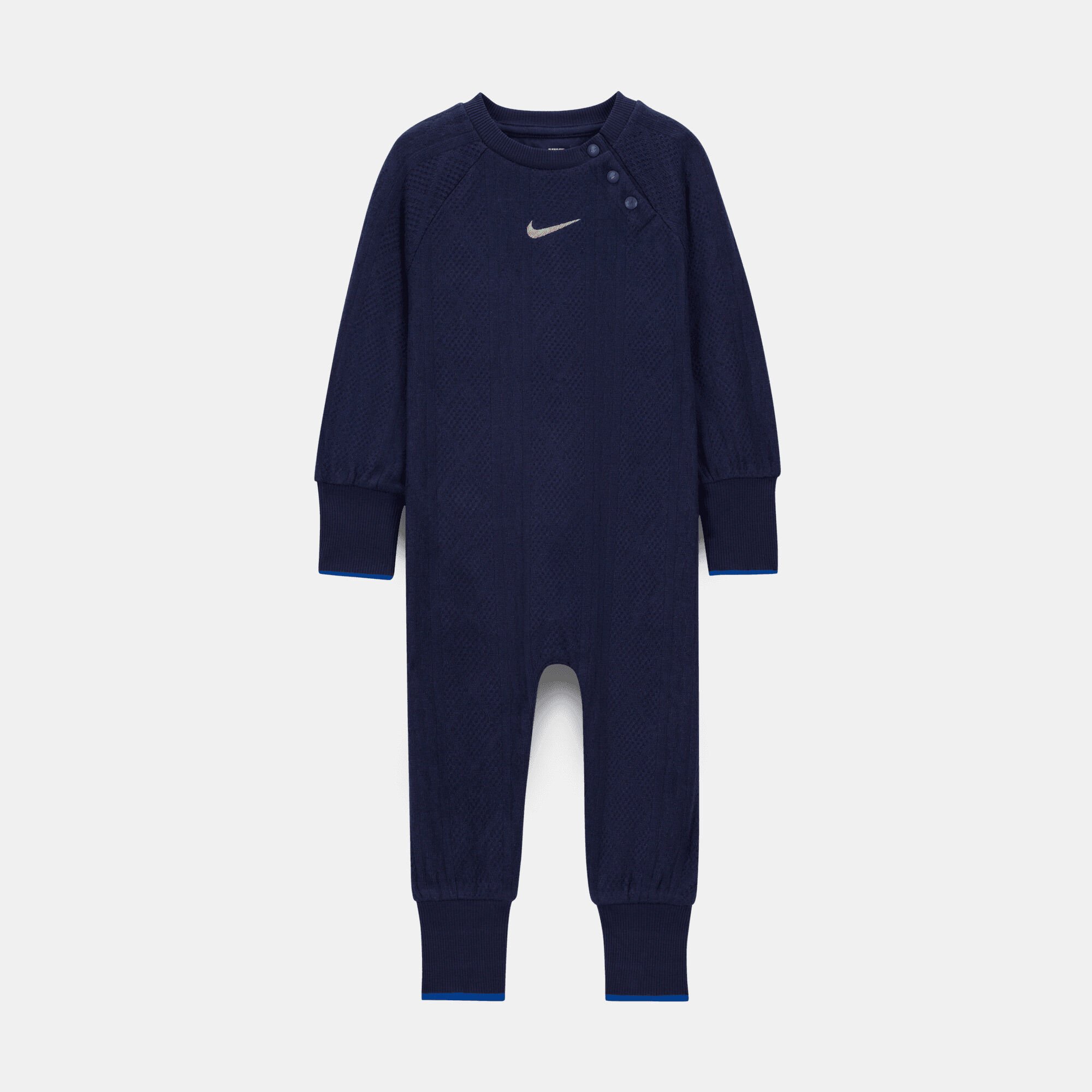 Buy Nike ReadySet Baby (12-24M) Cable Knit Coverall - Midnight Navy ...