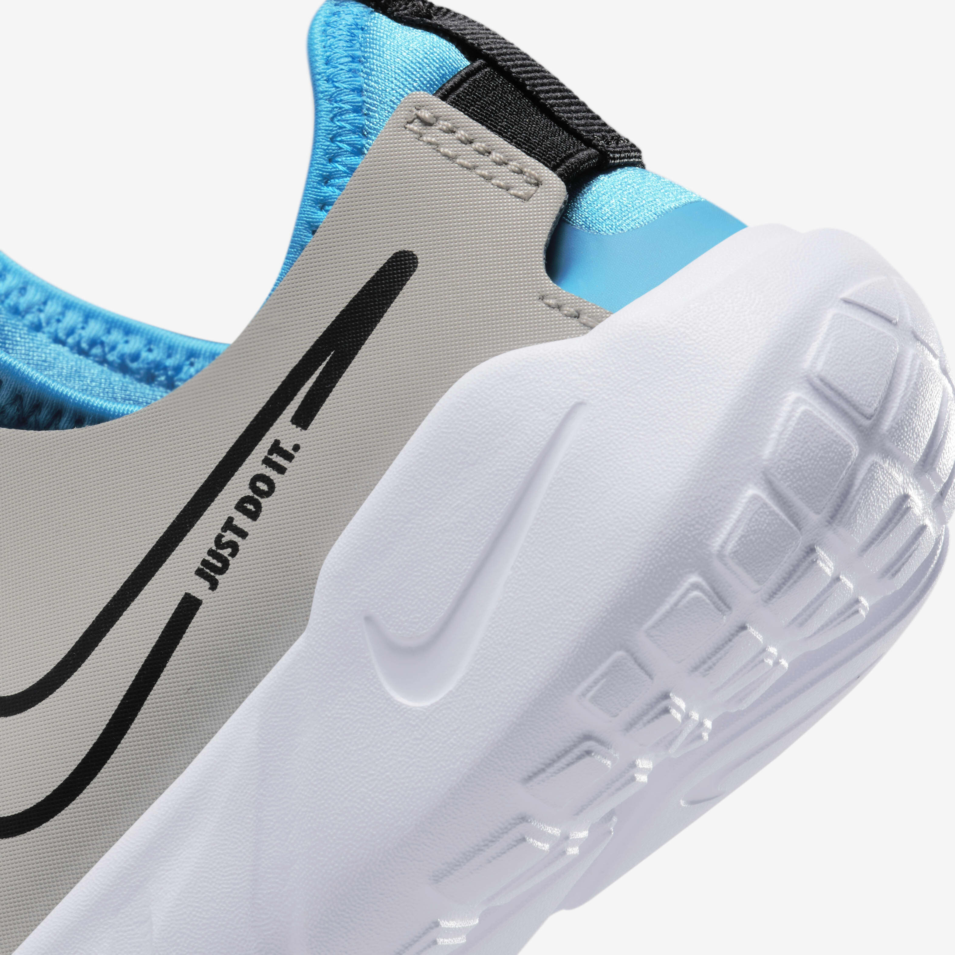 Buy Nike Flex Runner 2 Younger Kids' Shoes - Light Iron Ore/Blue ...