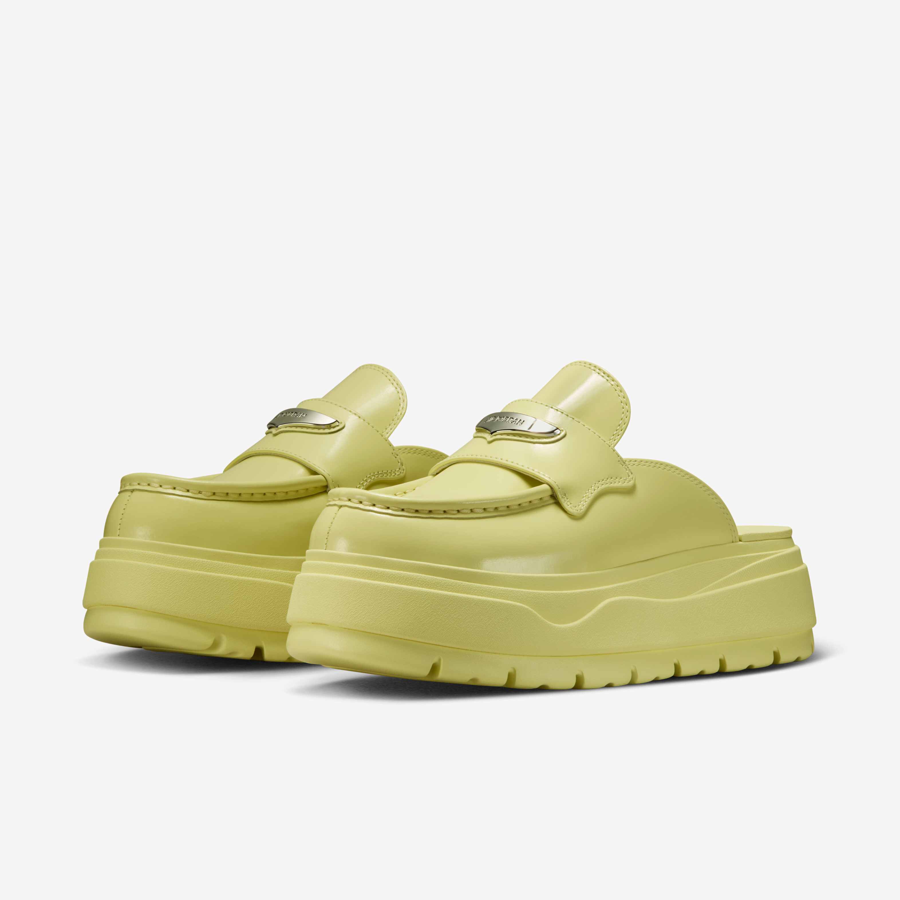 Buy Air Jordan Mule Women's Shoes - Luminous Green/Metallic Silver ...