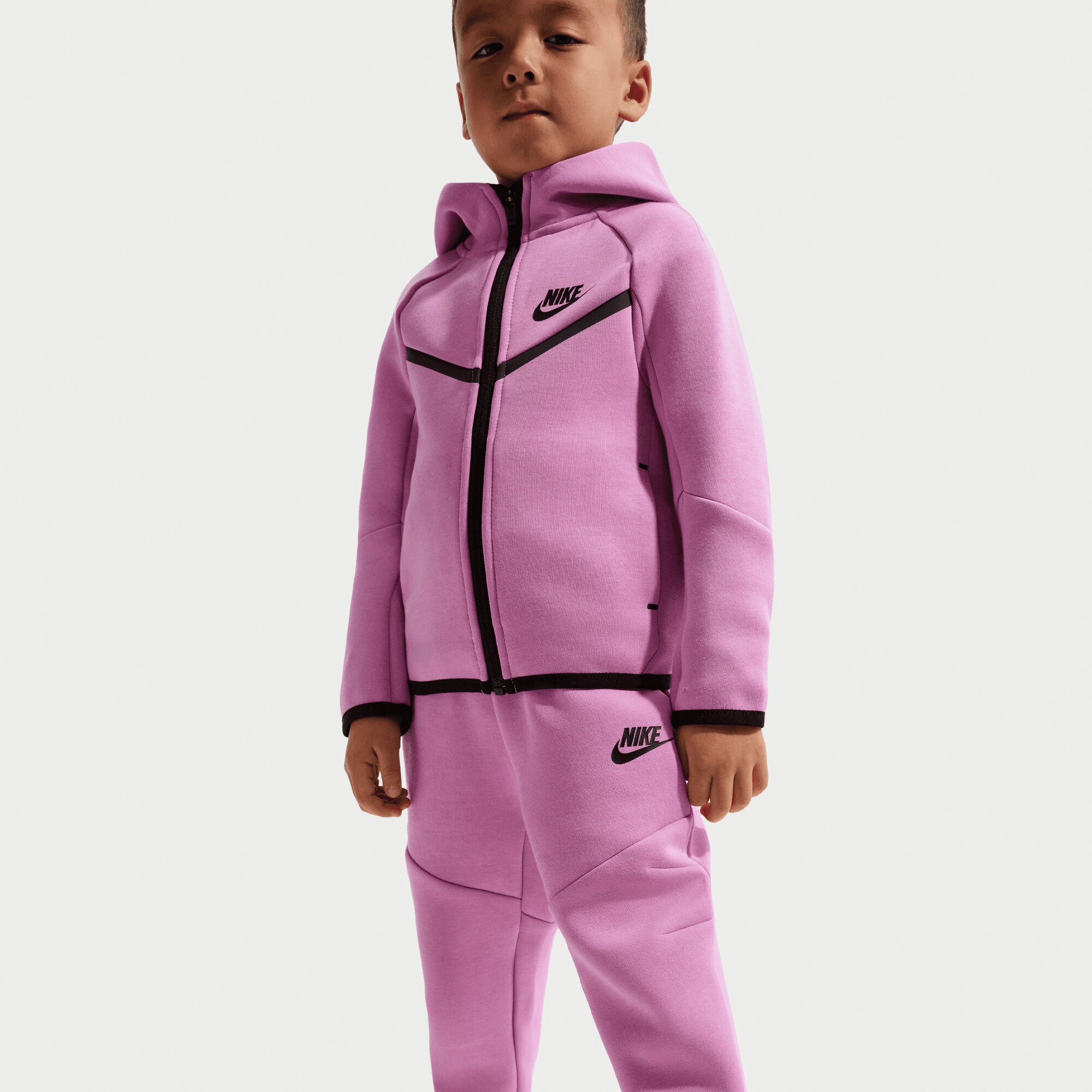 Buy Nike Sportswear Toddler Tech Fleece 2-Piece Full-Zip Set - Light ...