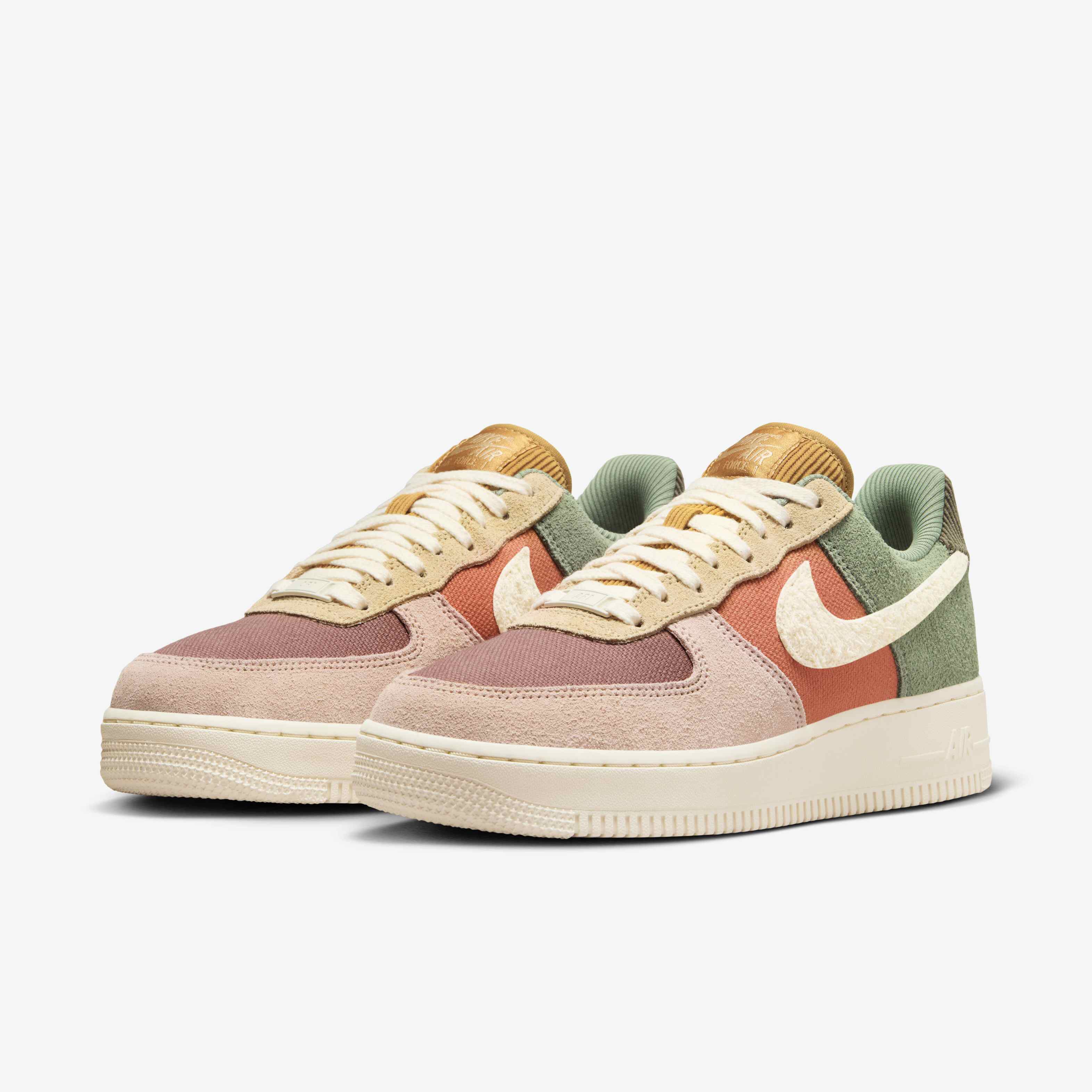 Buy Nike Air Force 1 '07 LX Women's Shoes - Oil Green/Terra Blush ...