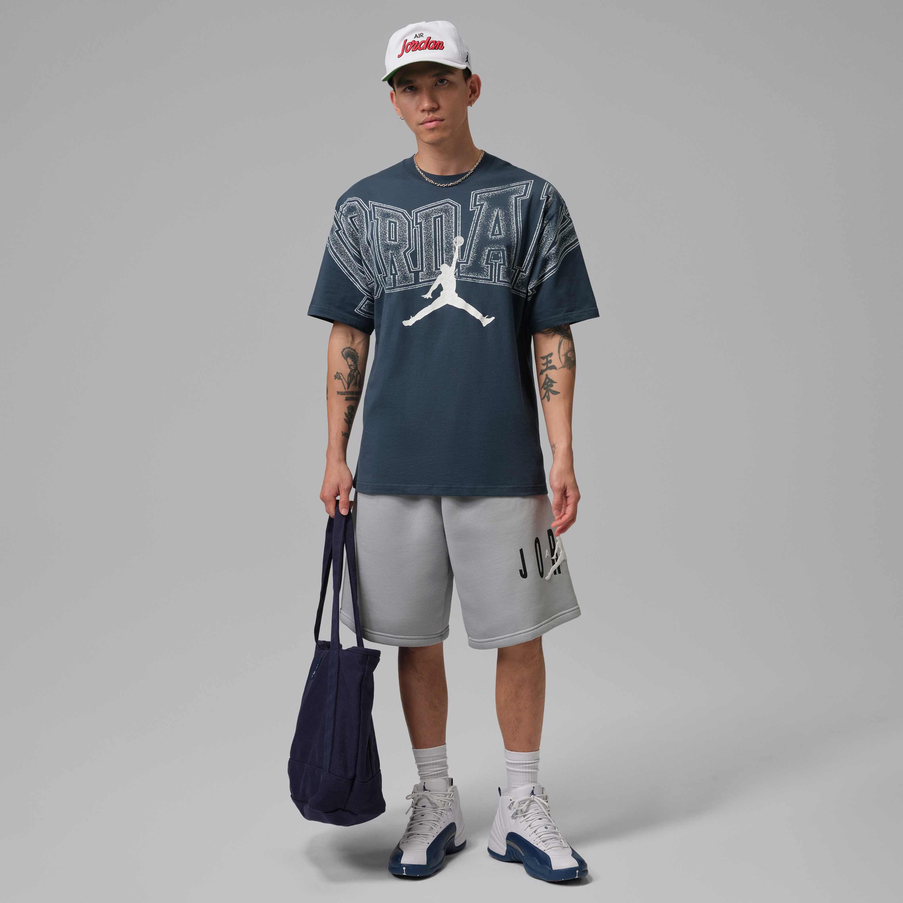 Buy Jordan Men's Graphic T-Shirt - Squadron Blue/White @ Nike UAE