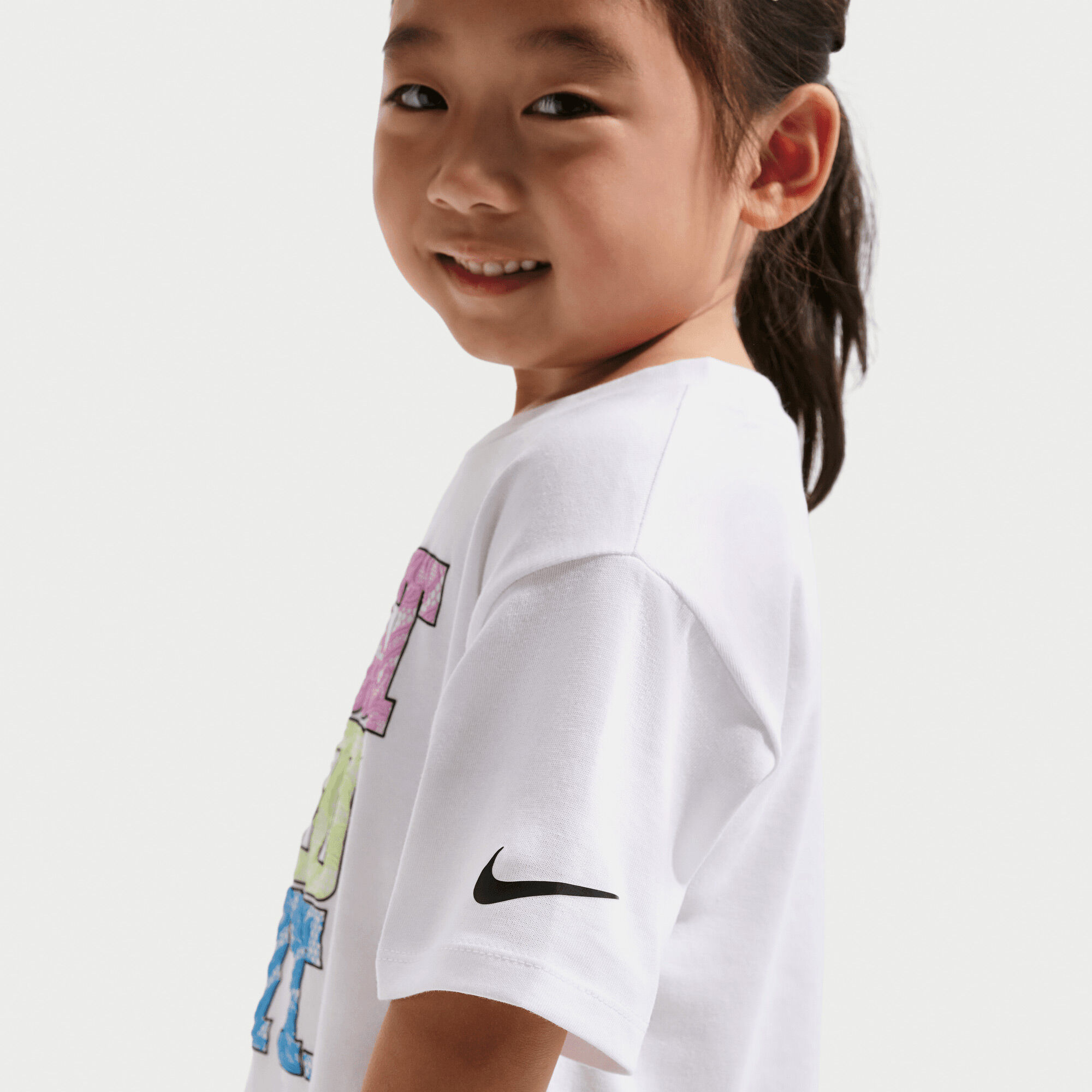 Buy Nike Lace It Up Toddler 2-Piece Bike Shorts Set - Black @ Nike UAE