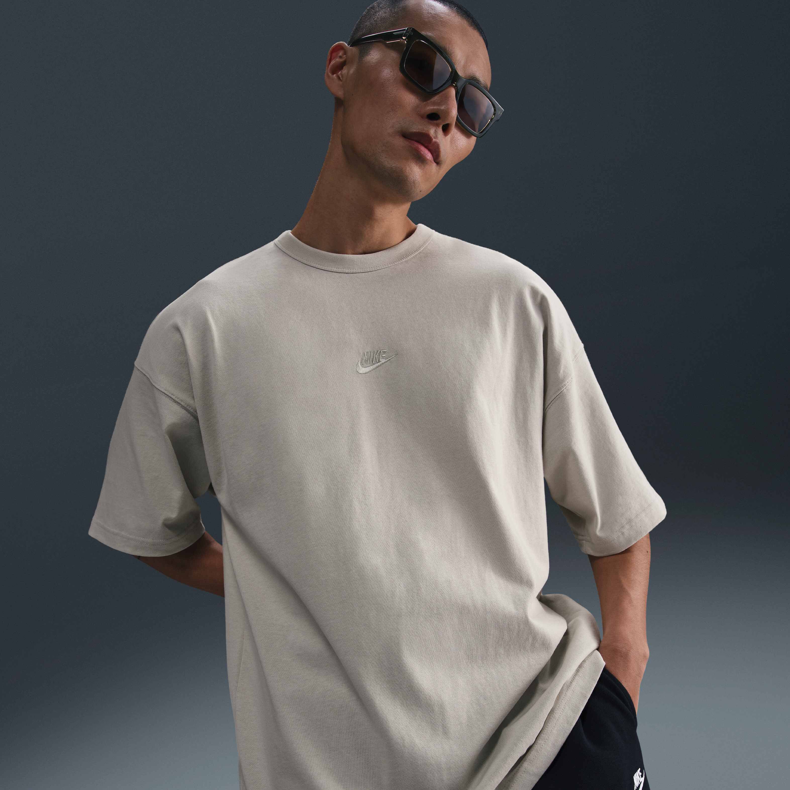 Buy Nike Sportswear Premium Essentials Men's Oversized T-shirt - Light ...