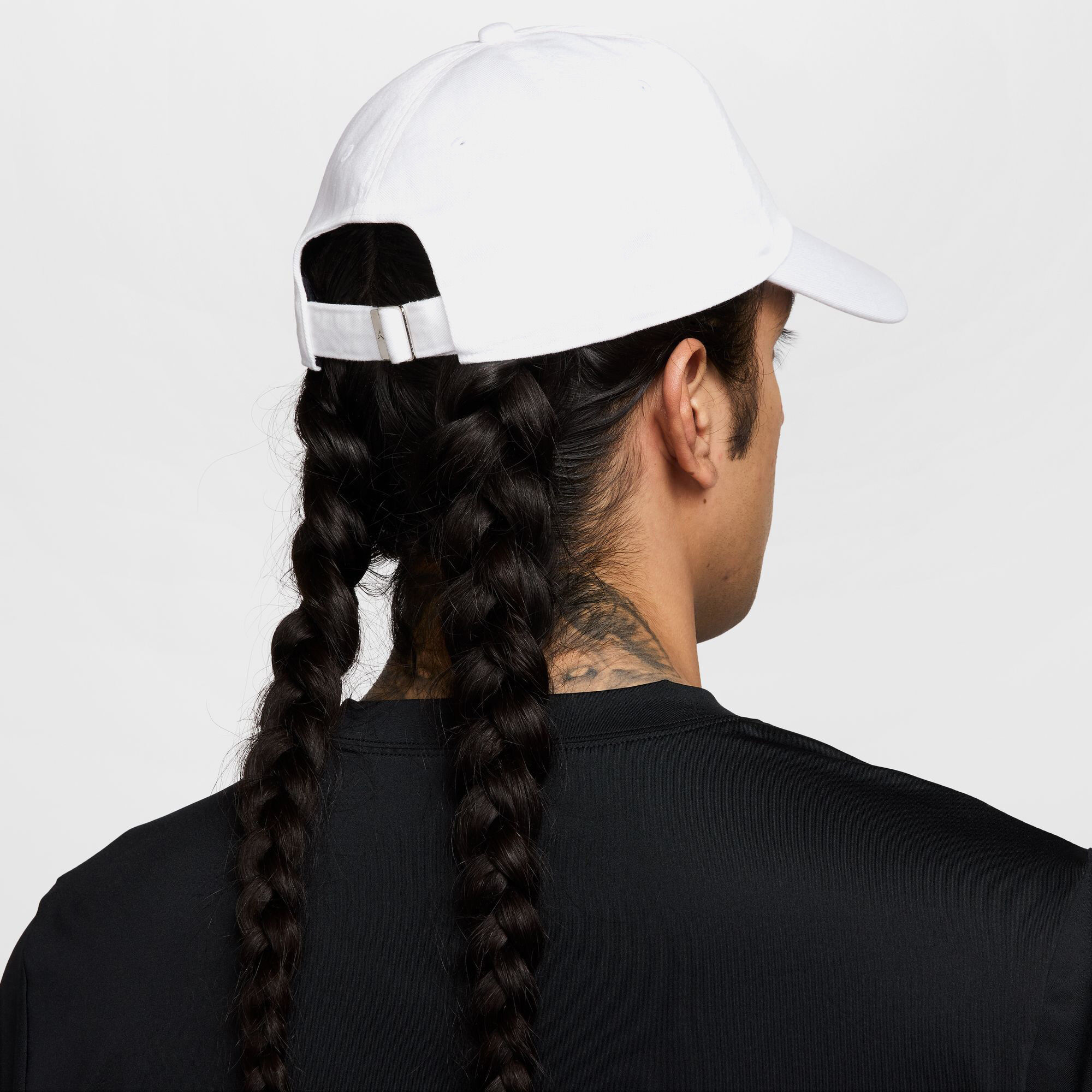 Buy Jordan Club Cap Unstructured Adjustable Hat - White/Black ...