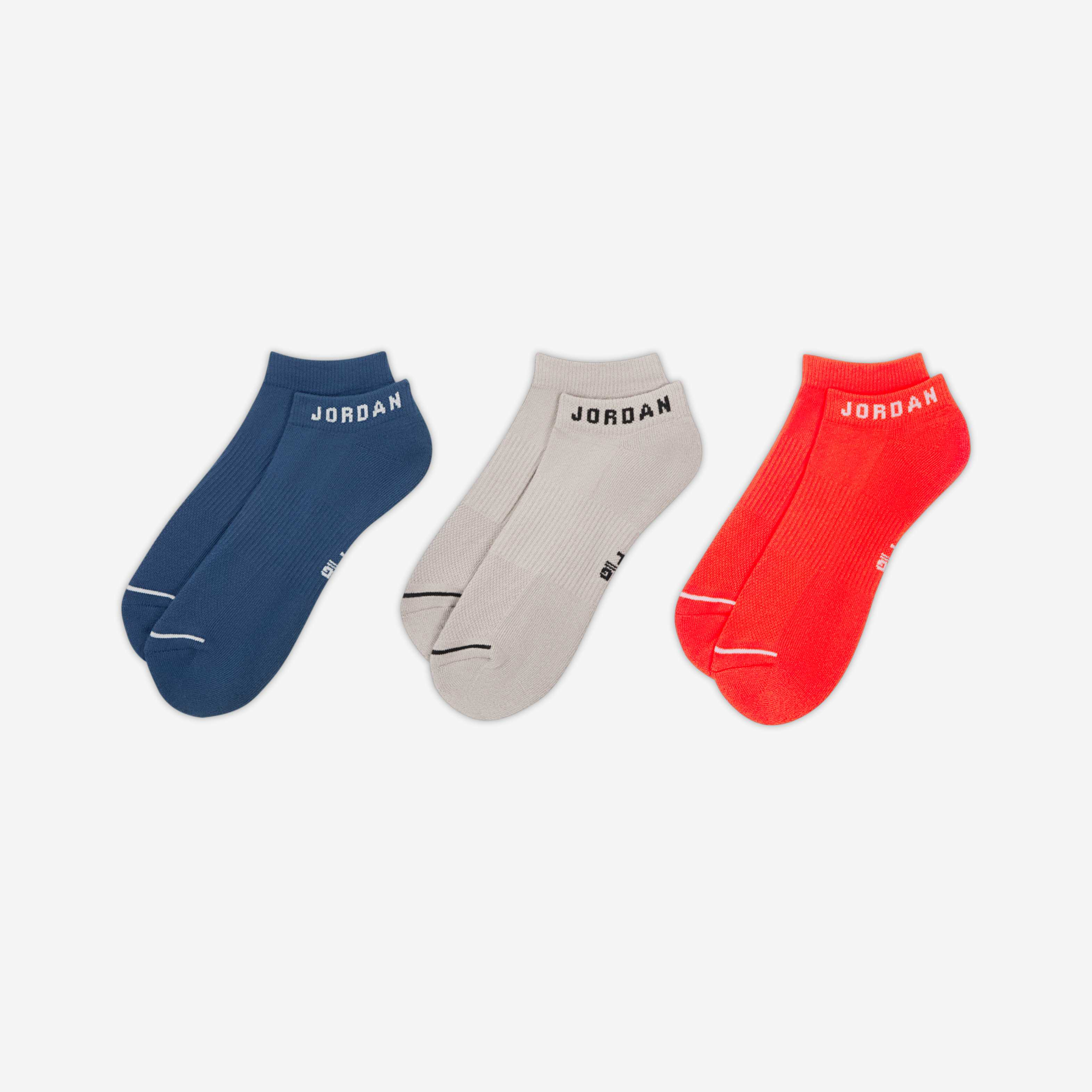 Buy Jordan Everyday No-Show Socks (3 Pairs) - Multi-Colour @ Nike UAE