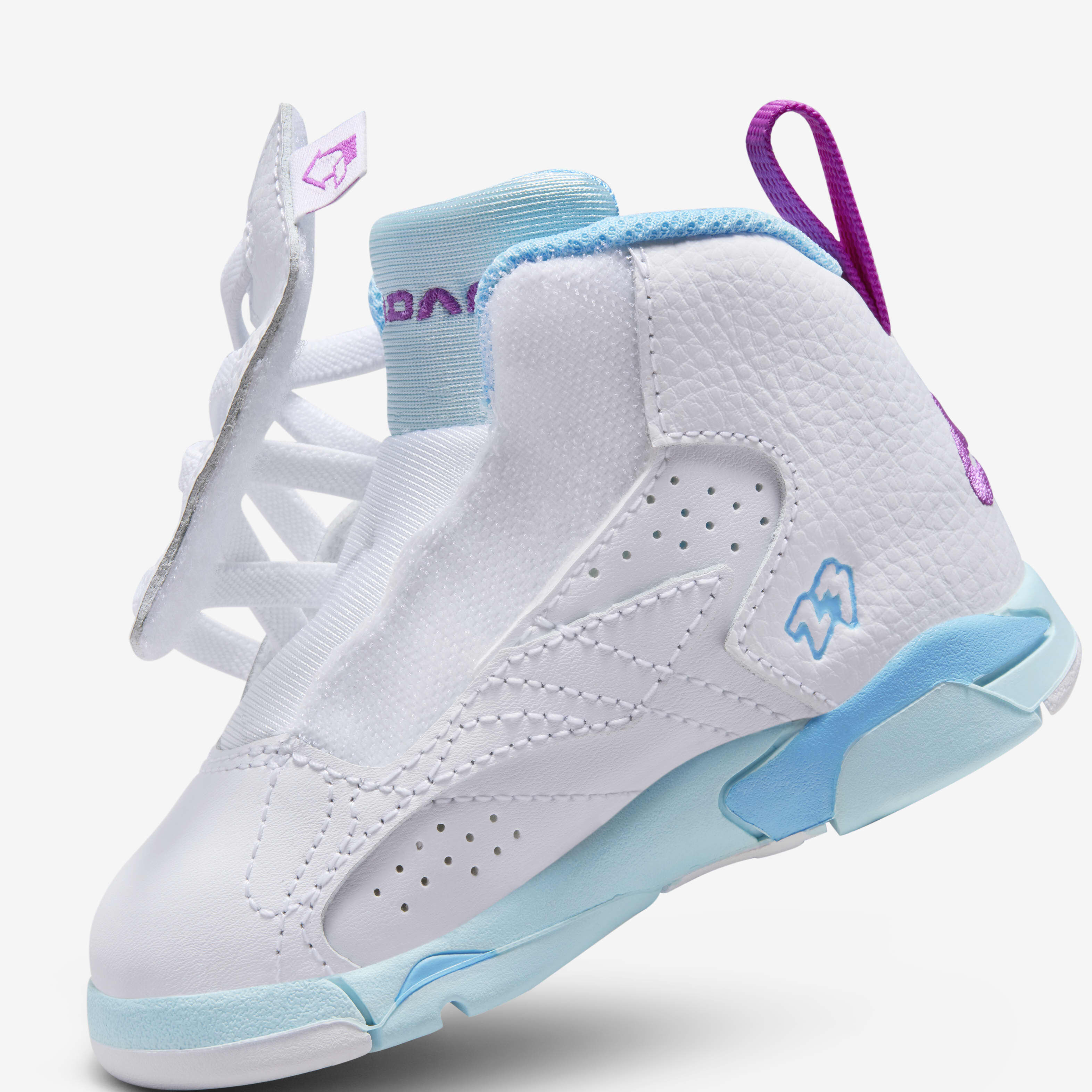 Buy Jumpman MVP Baby/Toddler Shoes - White/Glacier Blue/Aquarius Blue ...