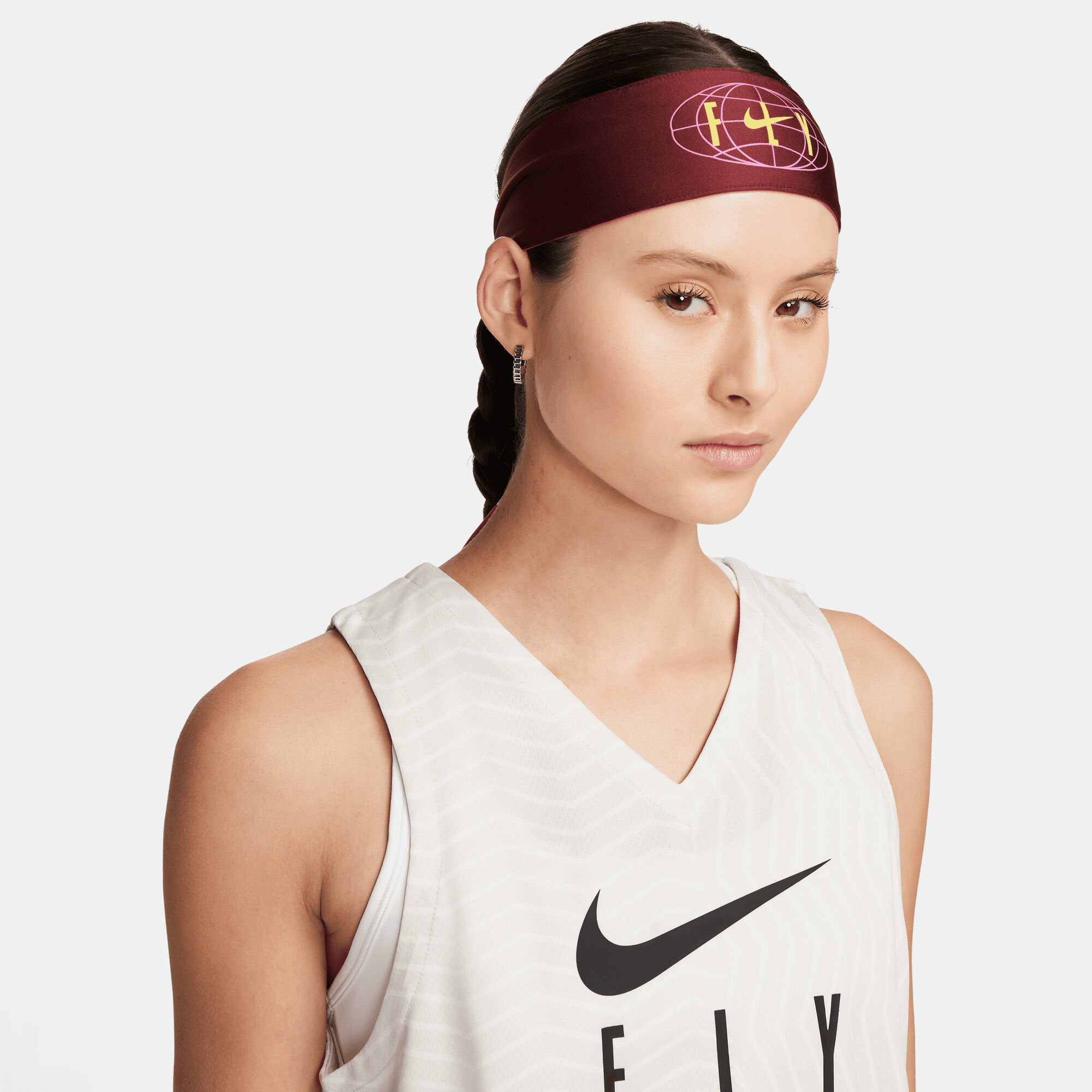 Buy Nike Fly Graphic Basketball Head Tie - Alchemy Pink/University Gold ...