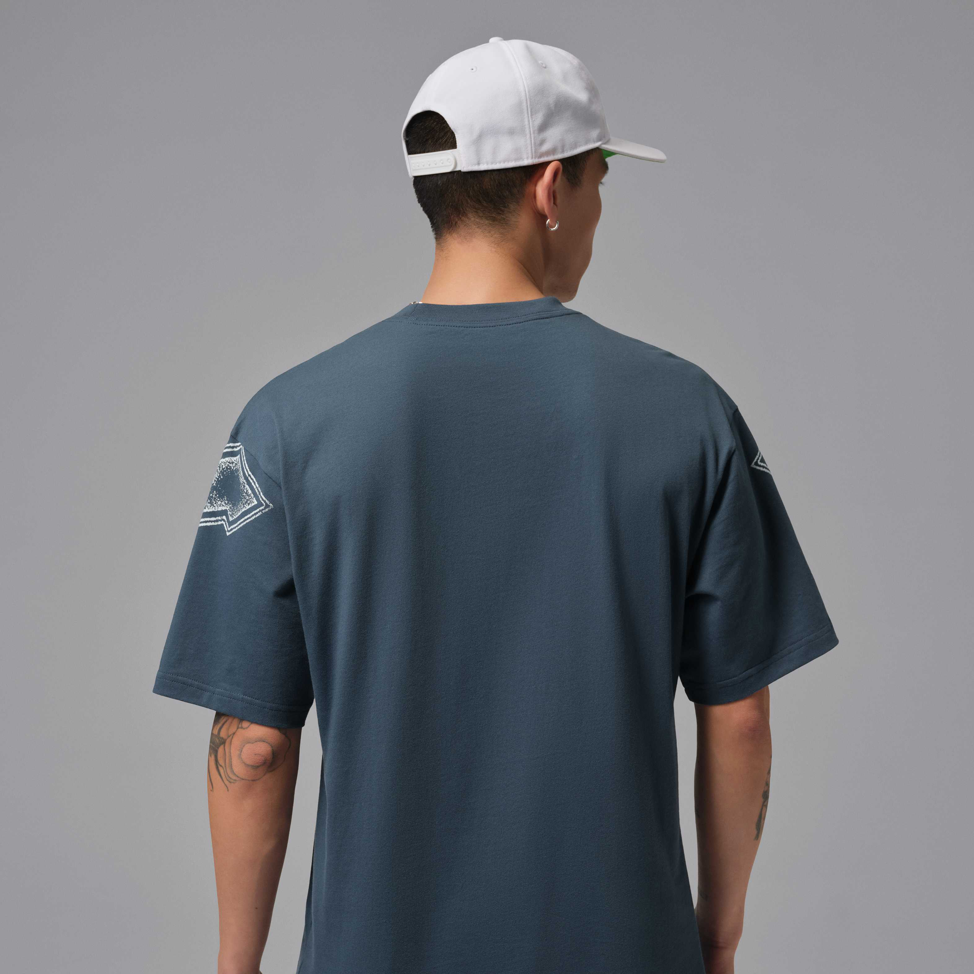 Buy Jordan Men's Graphic T-Shirt - Squadron Blue/White @ Nike UAE