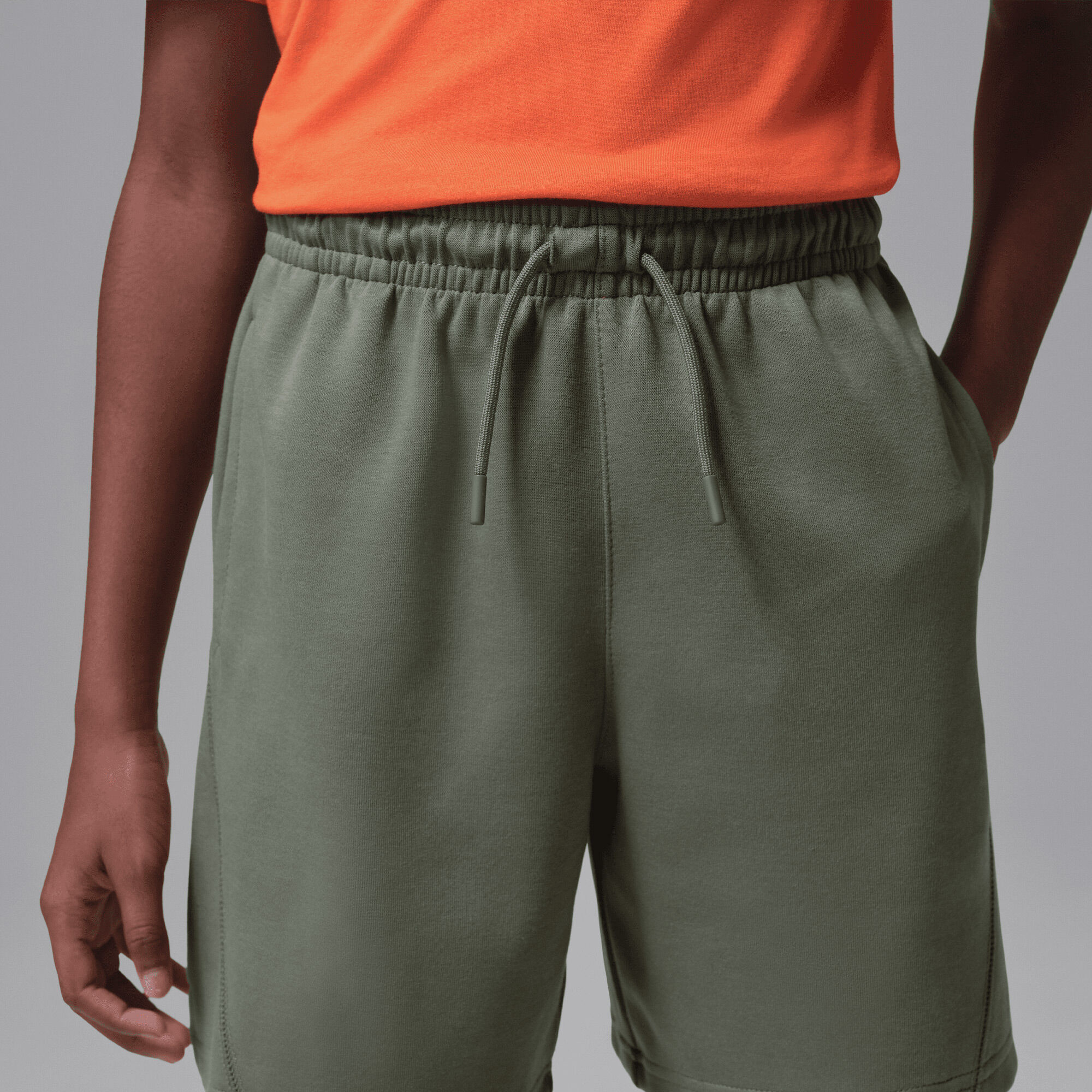 Buy Jordan Big Kids' Dri-FIT Core Sport Shorts - Vintage Lichen @ Nike UAE