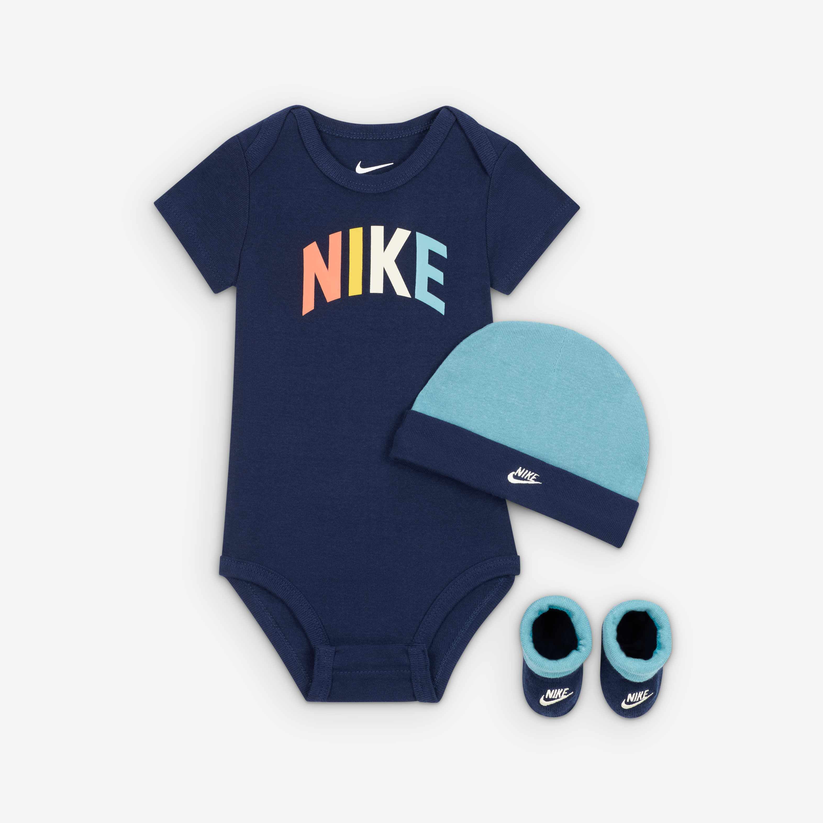 Buy Nike Powder Play Baby (0–9M) 3-Piece Boxed Set - Midnight Navy ...