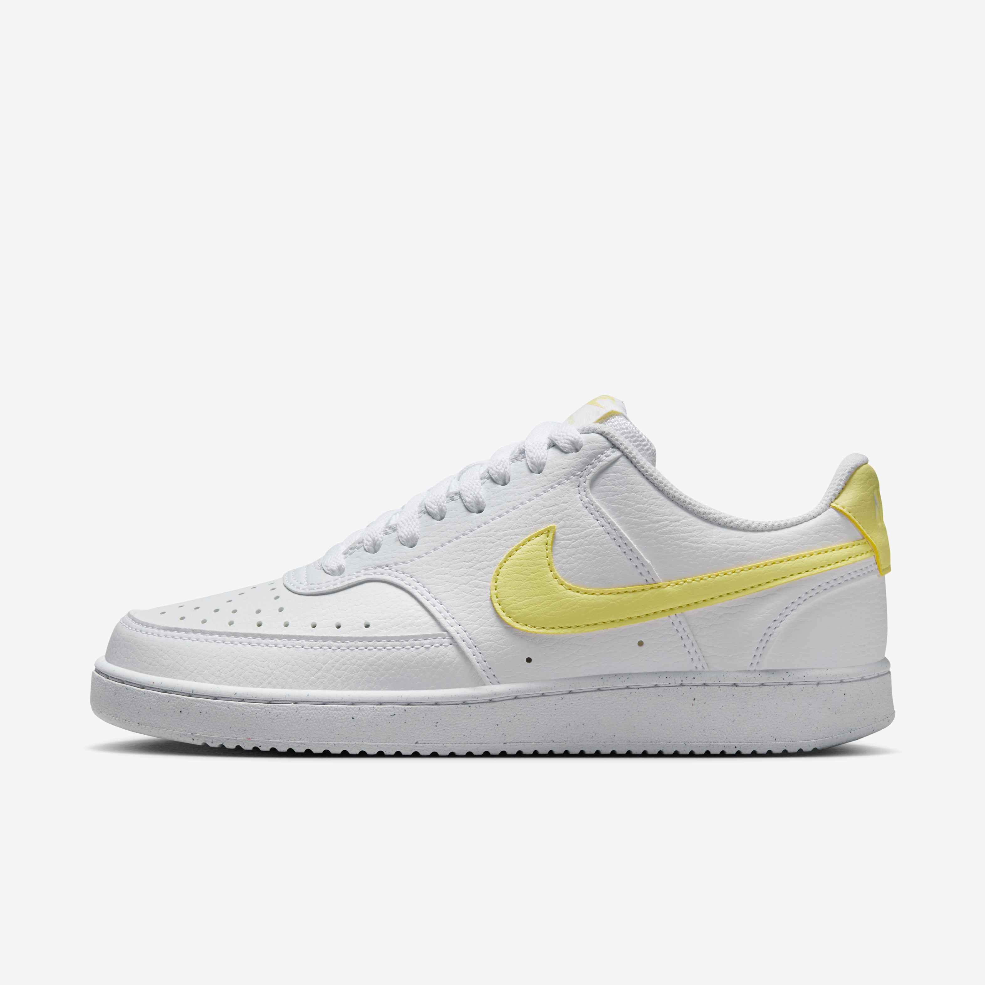 Buy Nike Court Vision Low Next Nature Women's Shoes - Soft Yellow/White ...
