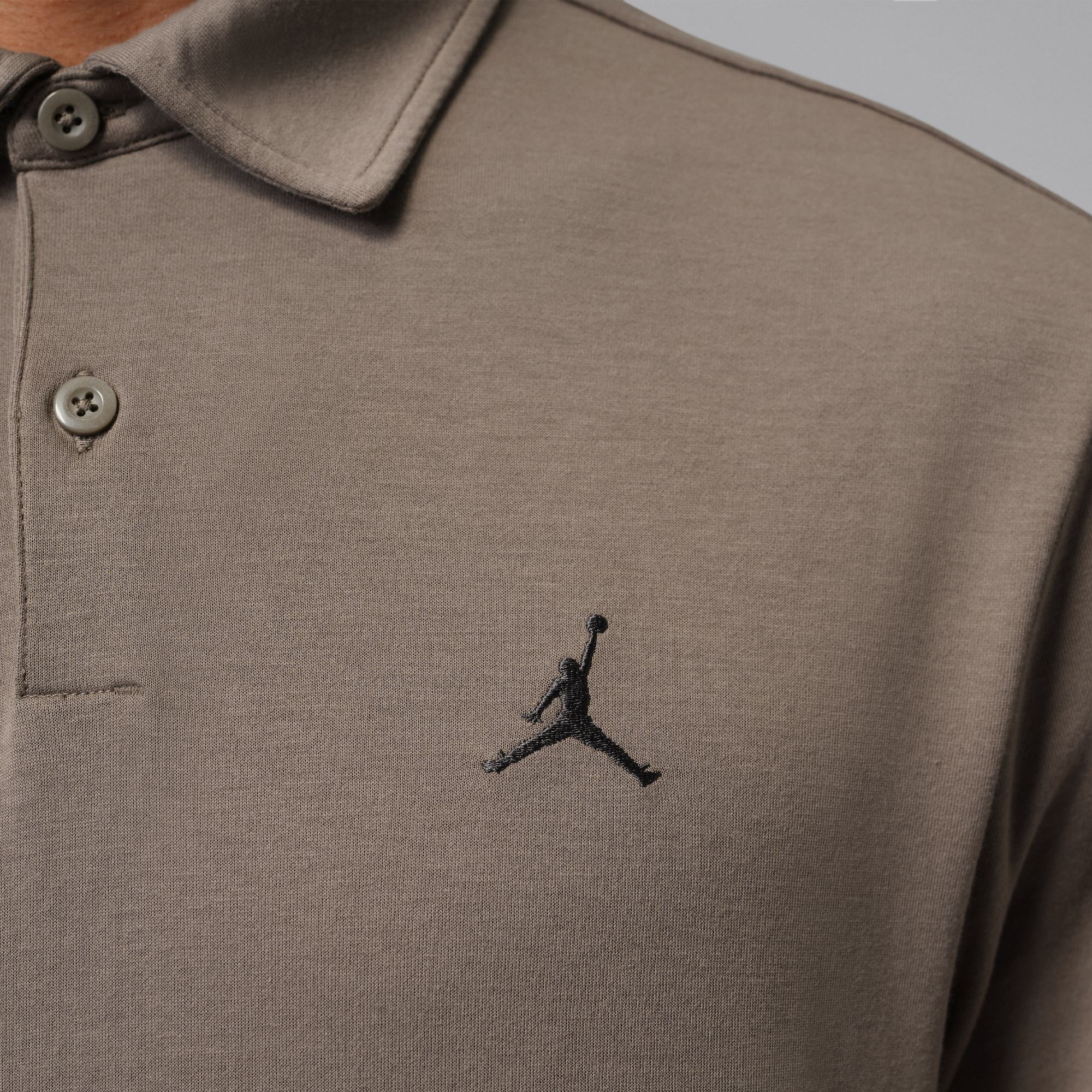 Buy Jordan Sport Men's Dri-FIT Golf Polo - Olive Grey/Anthracite @ Nike UAE