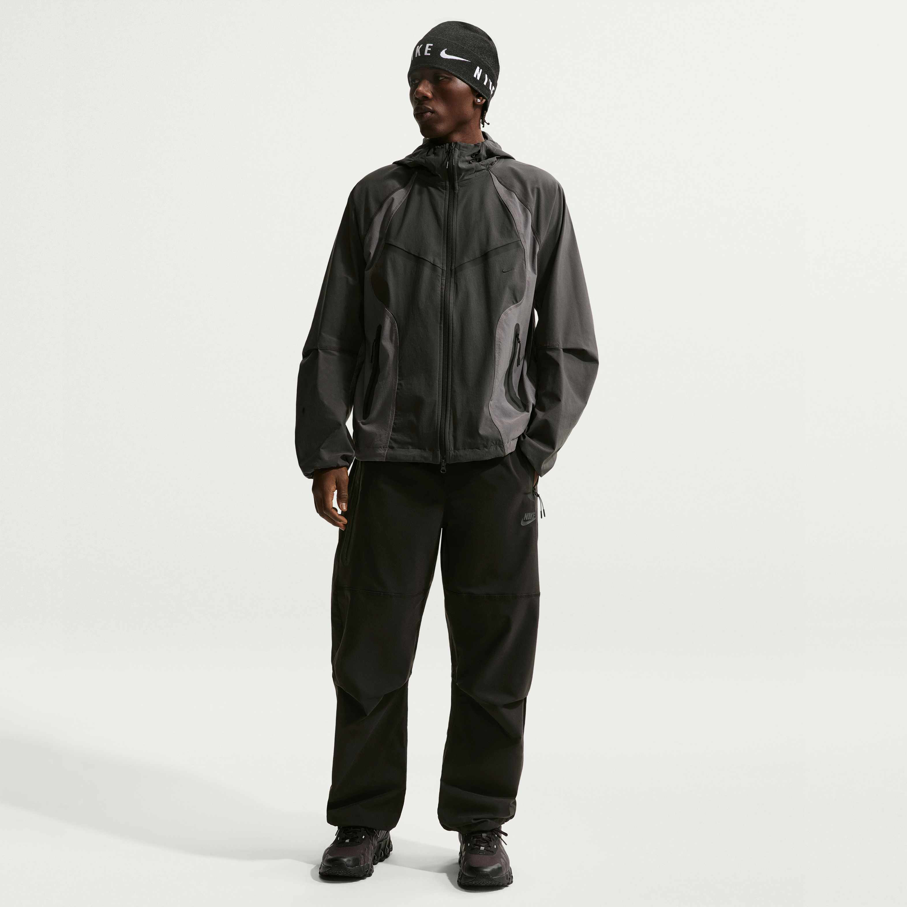 Buy Nike Tech Men's Dri-FIT Woven Trousers - Black/Black/Black @ Nike UAE