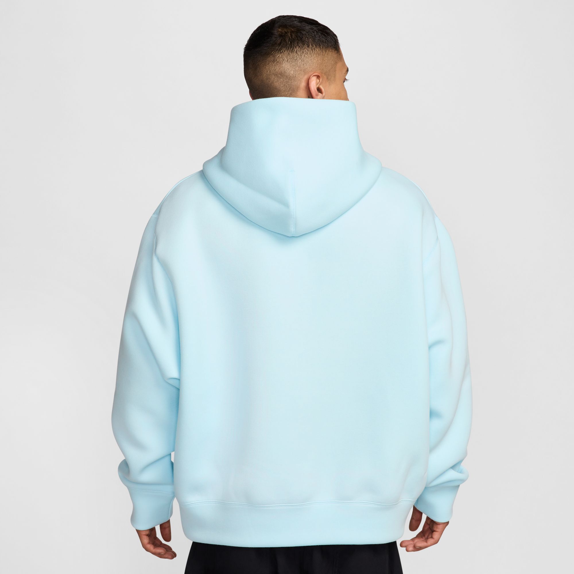 Buy Nike Tech Men's Fleece Hoodie - Glacier Blue/Black | Nike UAE Official