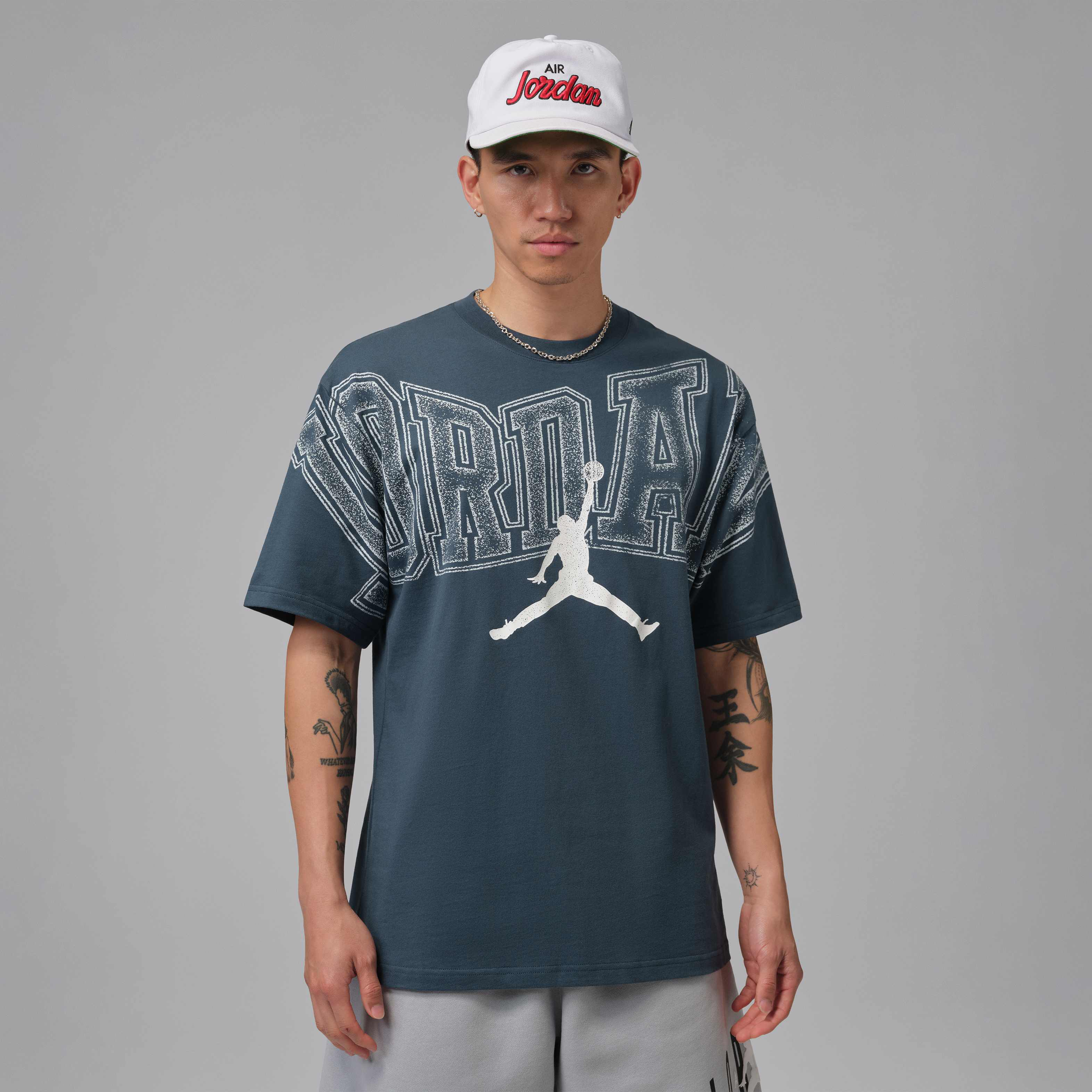 Buy Jordan Men's Graphic T-Shirt - Squadron Blue/White @ Nike UAE