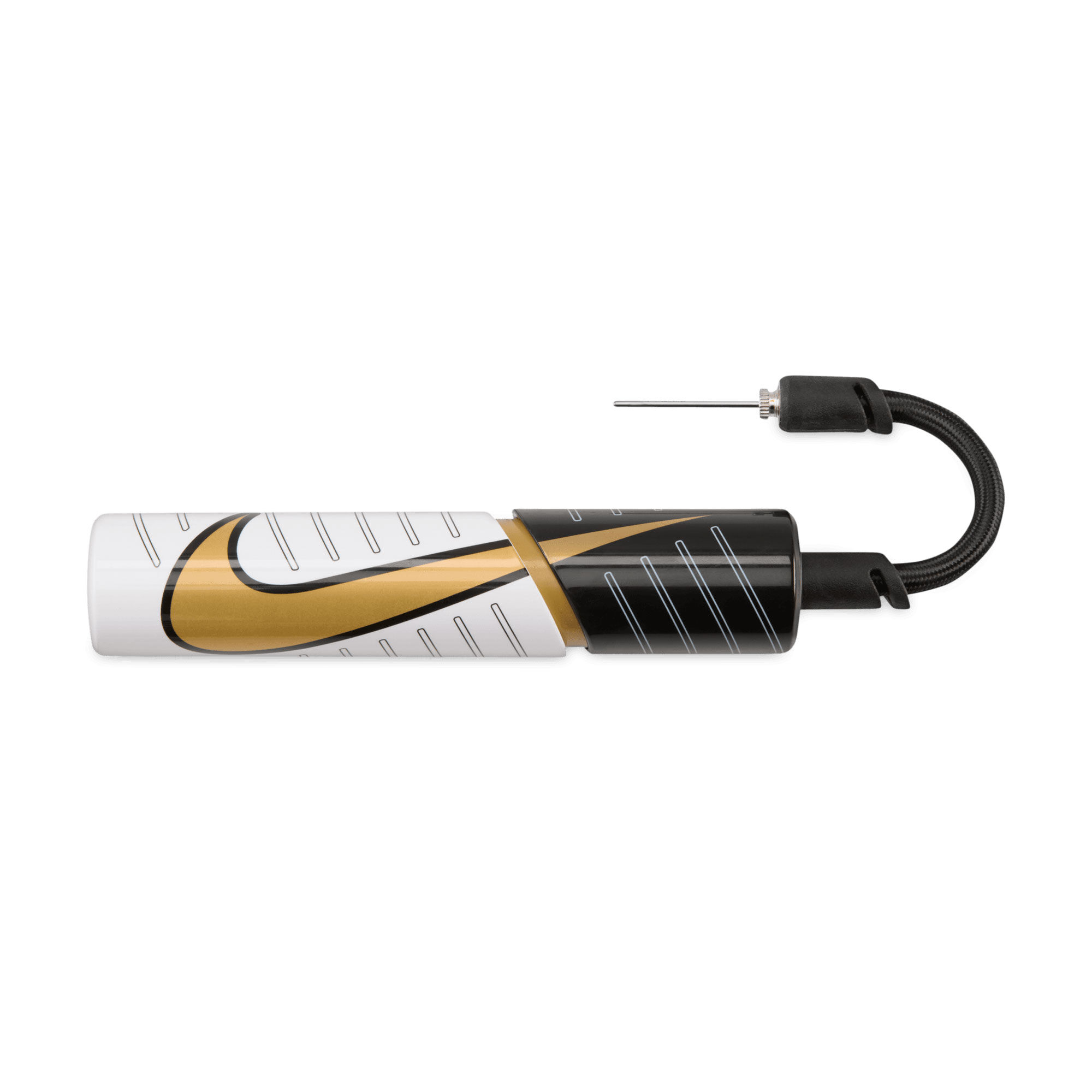 Buy Nike Essential Ball Pump - White/Metallic Gold/Black @ Nike UAE