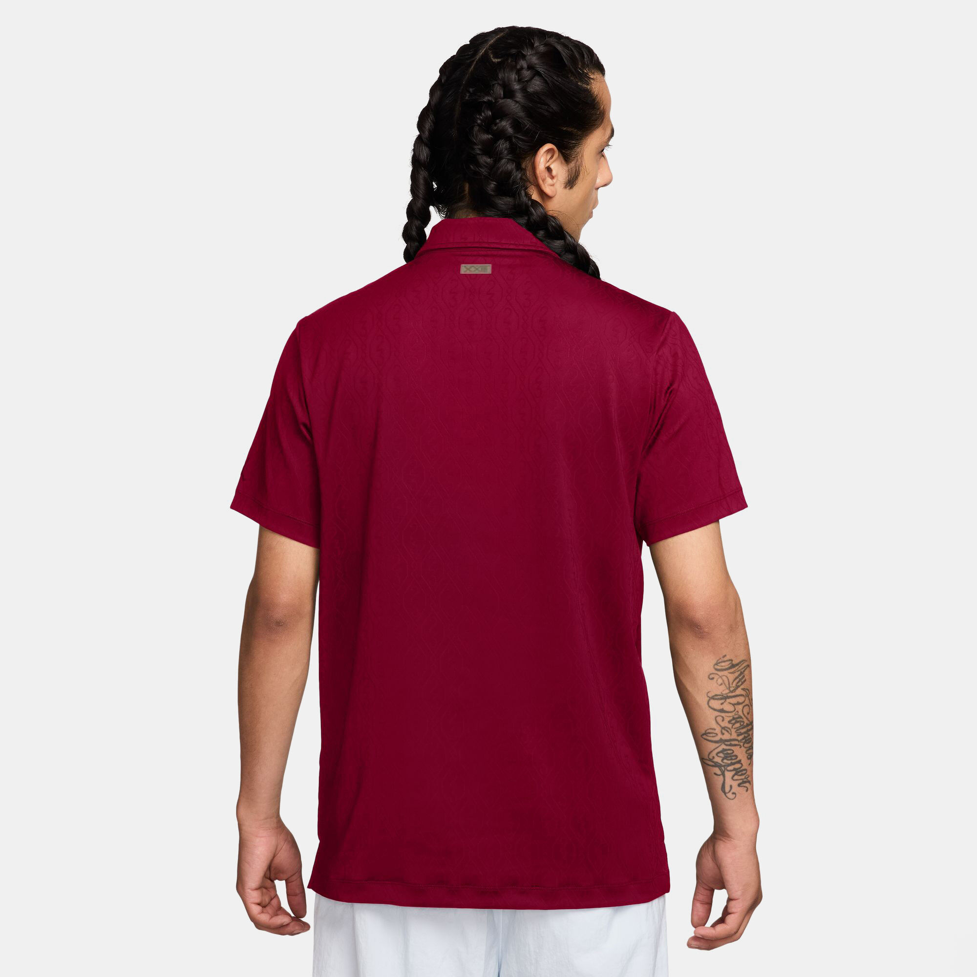 Buy Jordan Sport Men's Golf Jacquard Polo - Team Red/Team Red @ Nike UAE